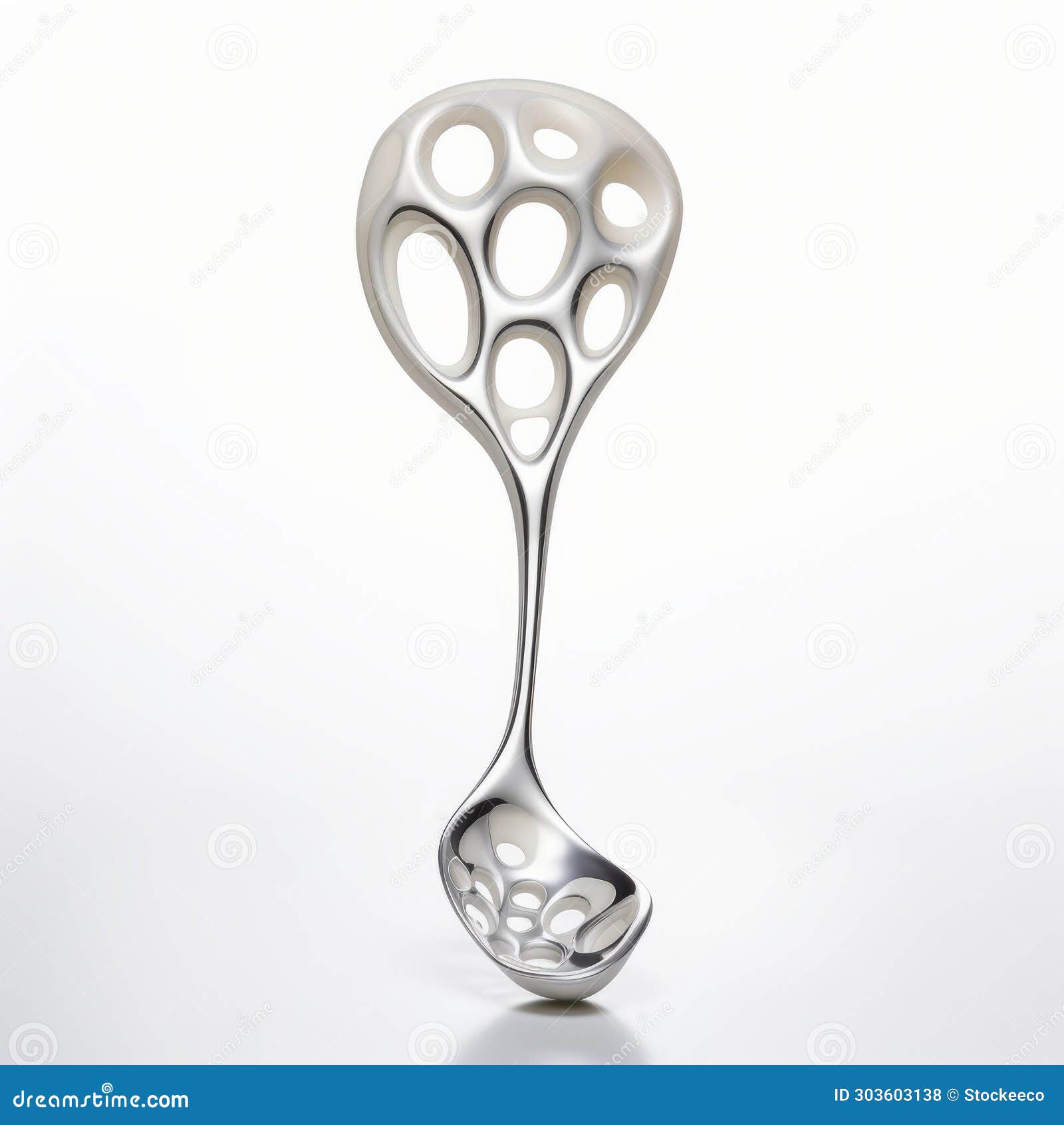 Abstract Organic Spoon with Holes - Fluid Forms Inspired by Homeostasis ...