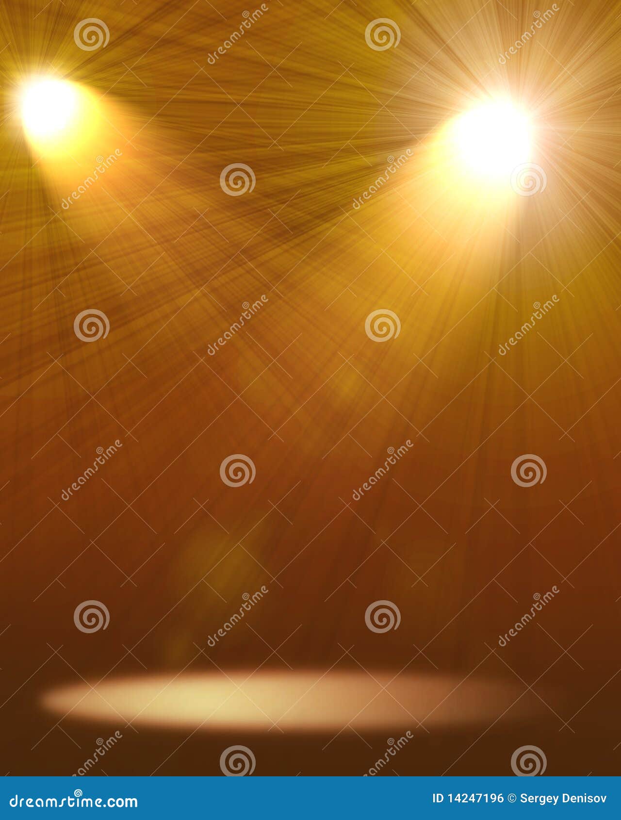 Two spotlights stock illustration. Illustration of beam - 14247196