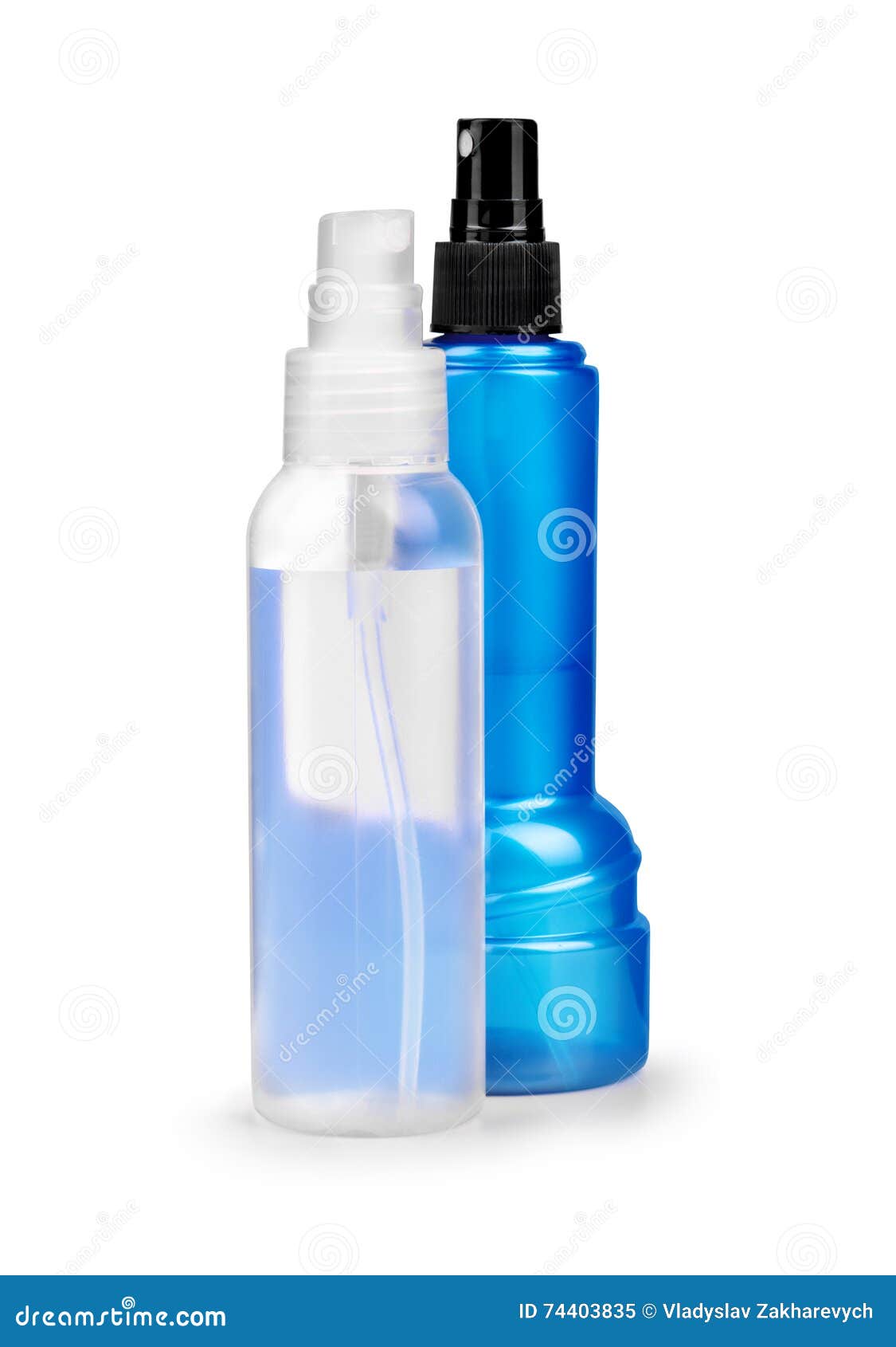 Two spray bottle stock image. Image of advertising, medical - 74403835