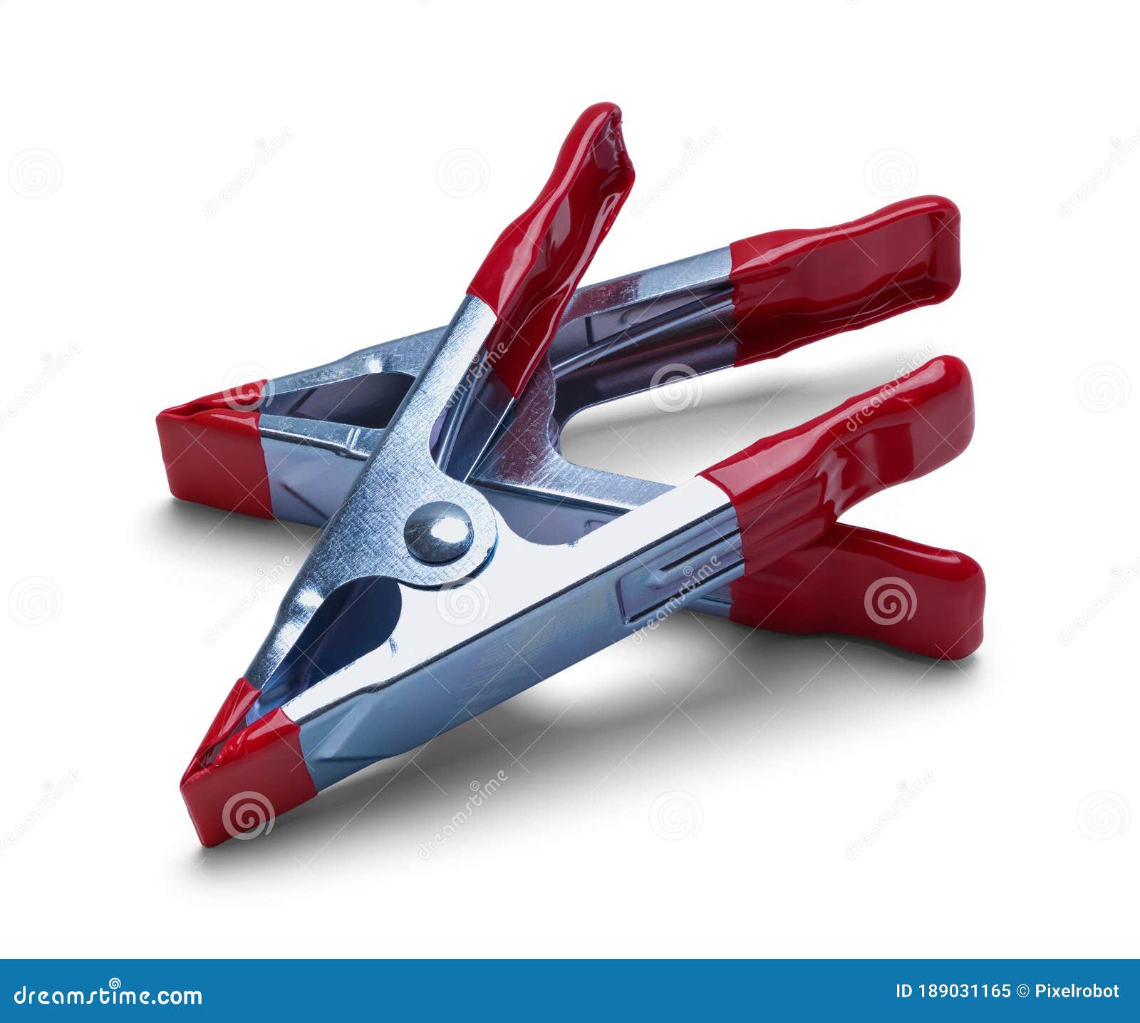 Two Spring Clamps stock image. Image of tool, spring - 189031165