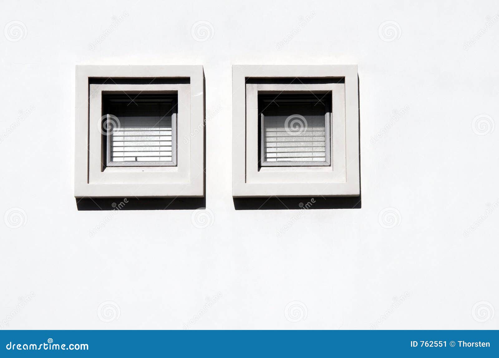 Two Square Windows stock image. Image of pair, property - 762551