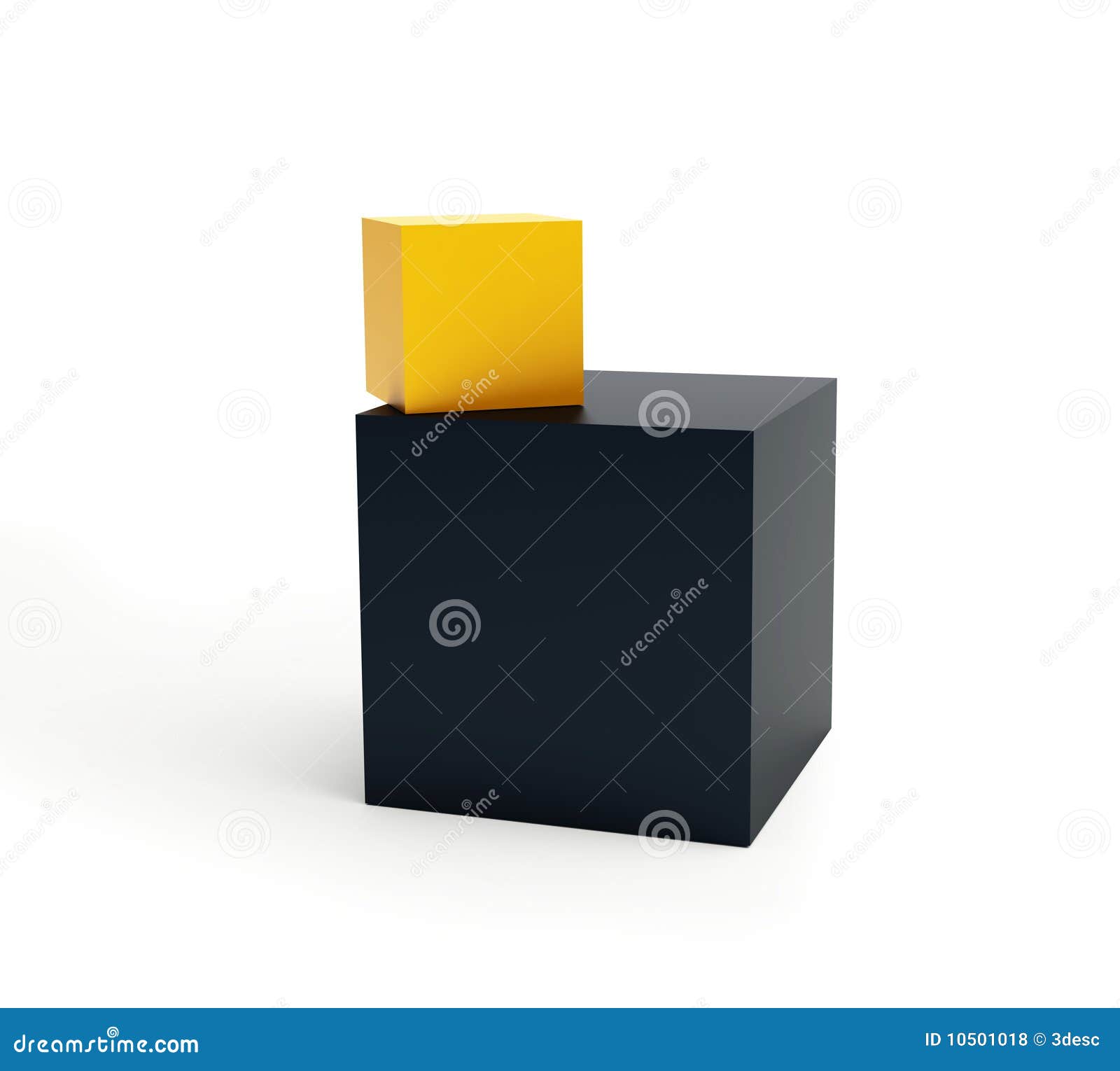 Two squares stock illustration. Illustration of creative - 10501018