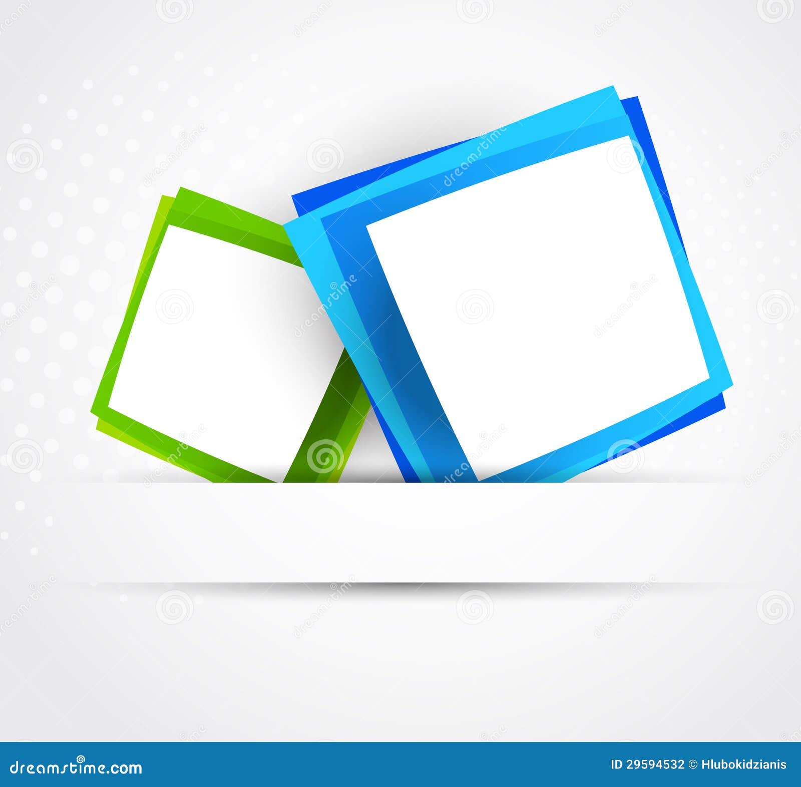 Two squares stock vector. Illustration of shadow, graphic - 29594532