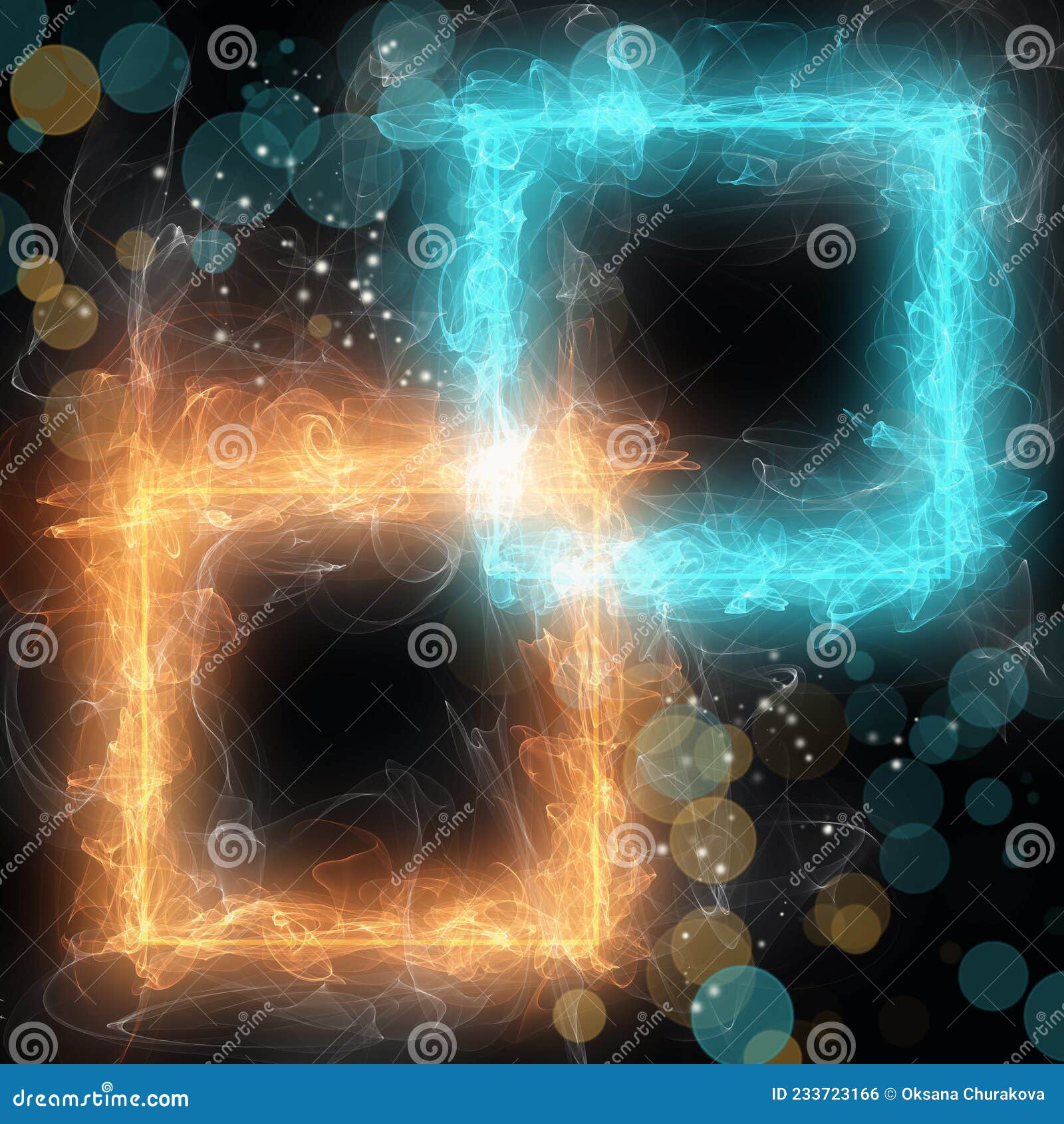 Fire Squares Shapes Background Royalty-Free Stock Photography ...