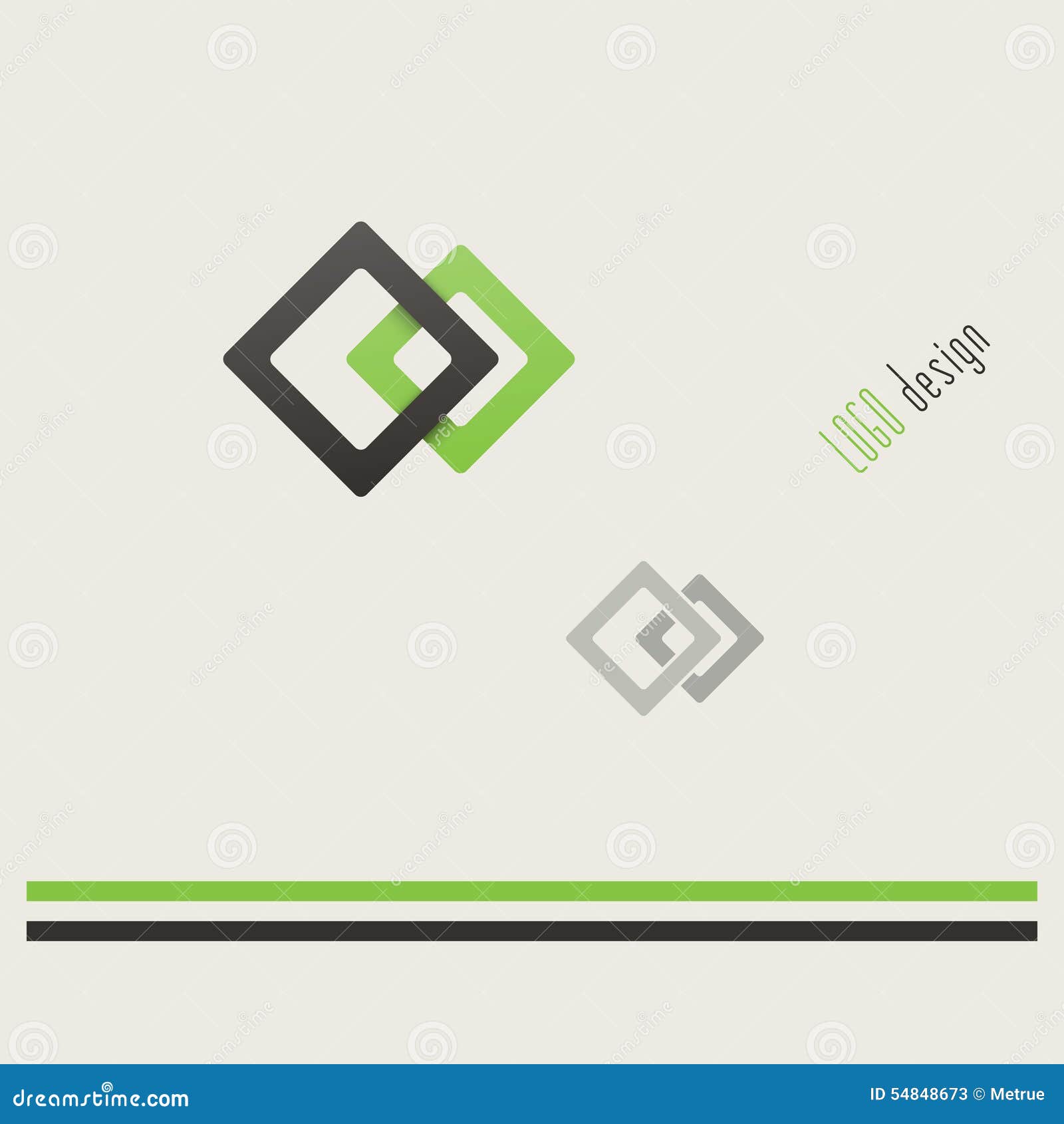 Two squares logo stock illustration. Illustration of emblem - 54848673