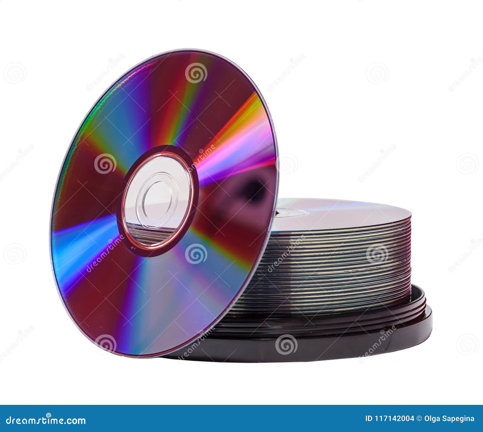 Compact Disks stack stock photo. Image of medium, burning - 117142004