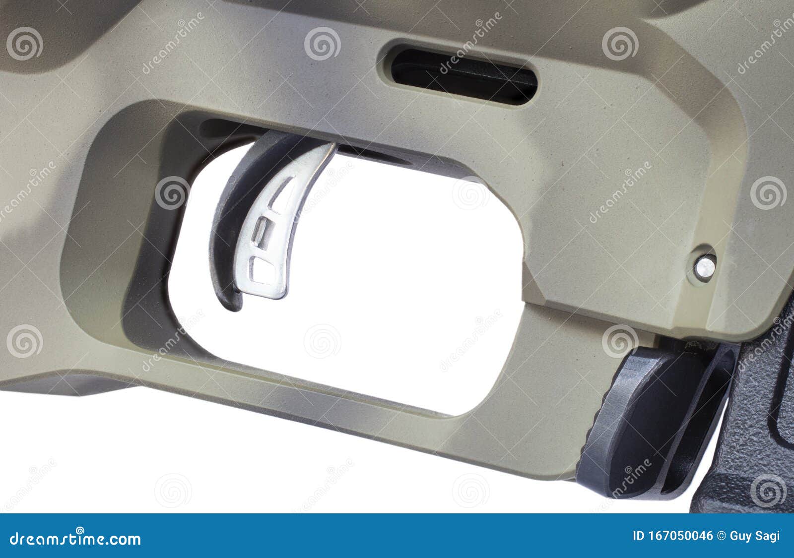 Two Stage Trigger on a Bolt Action Rifle Stock Photo - Image of camo ...