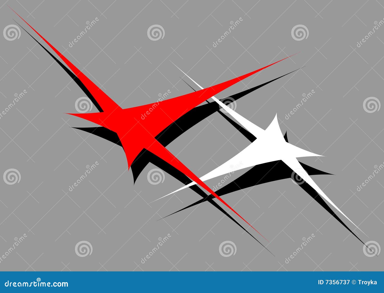 Two stars. Backdrop stock vector. Illustration of layout - 7356737