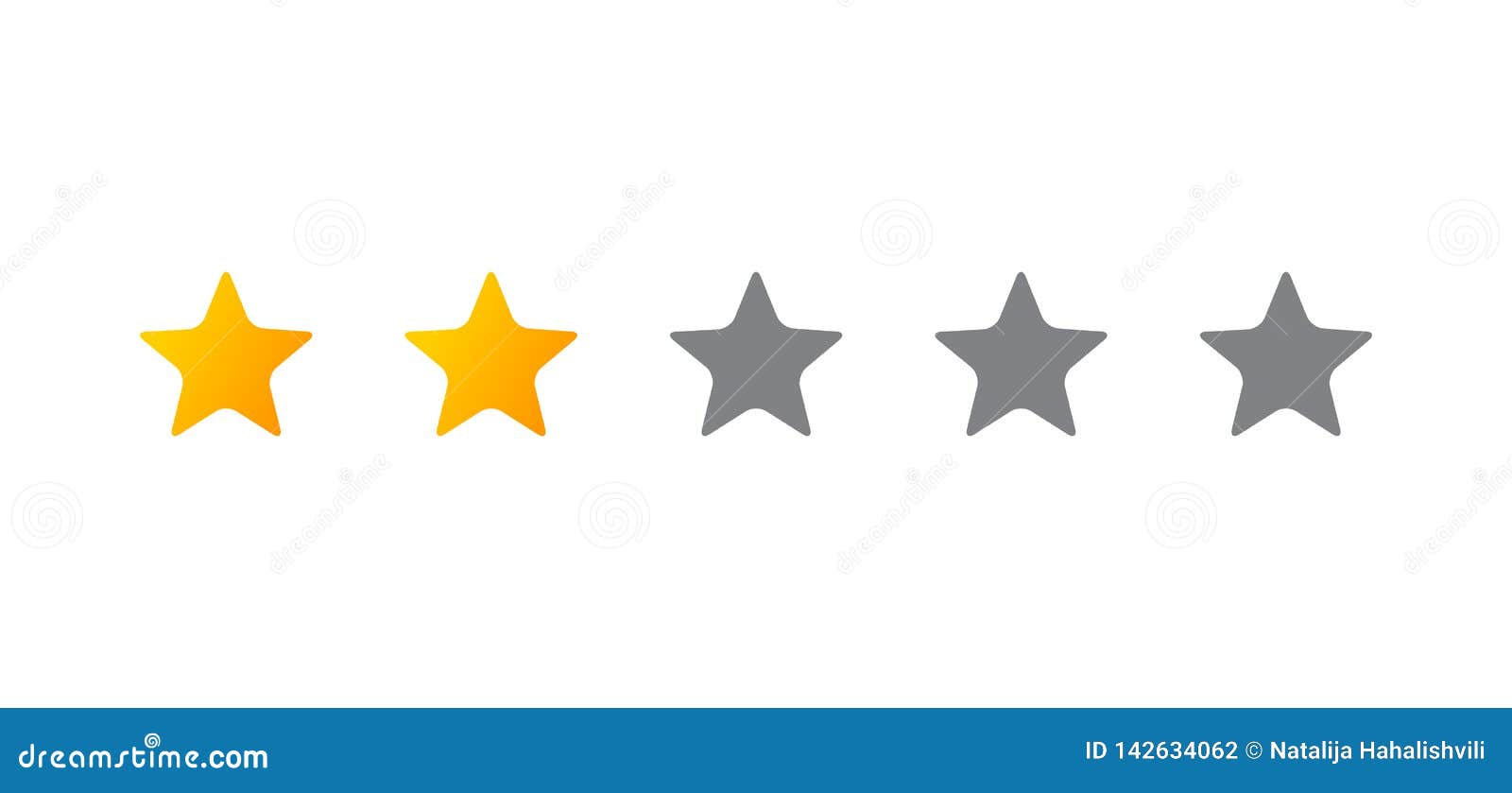Two stars icon. Vector stock vector. Illustration of decoration - 142634062