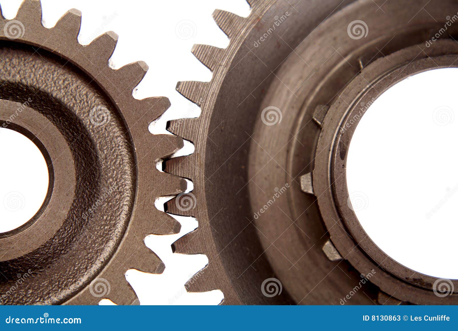 Two steel gears stock image. Image of interlocked, mesh - 8130863