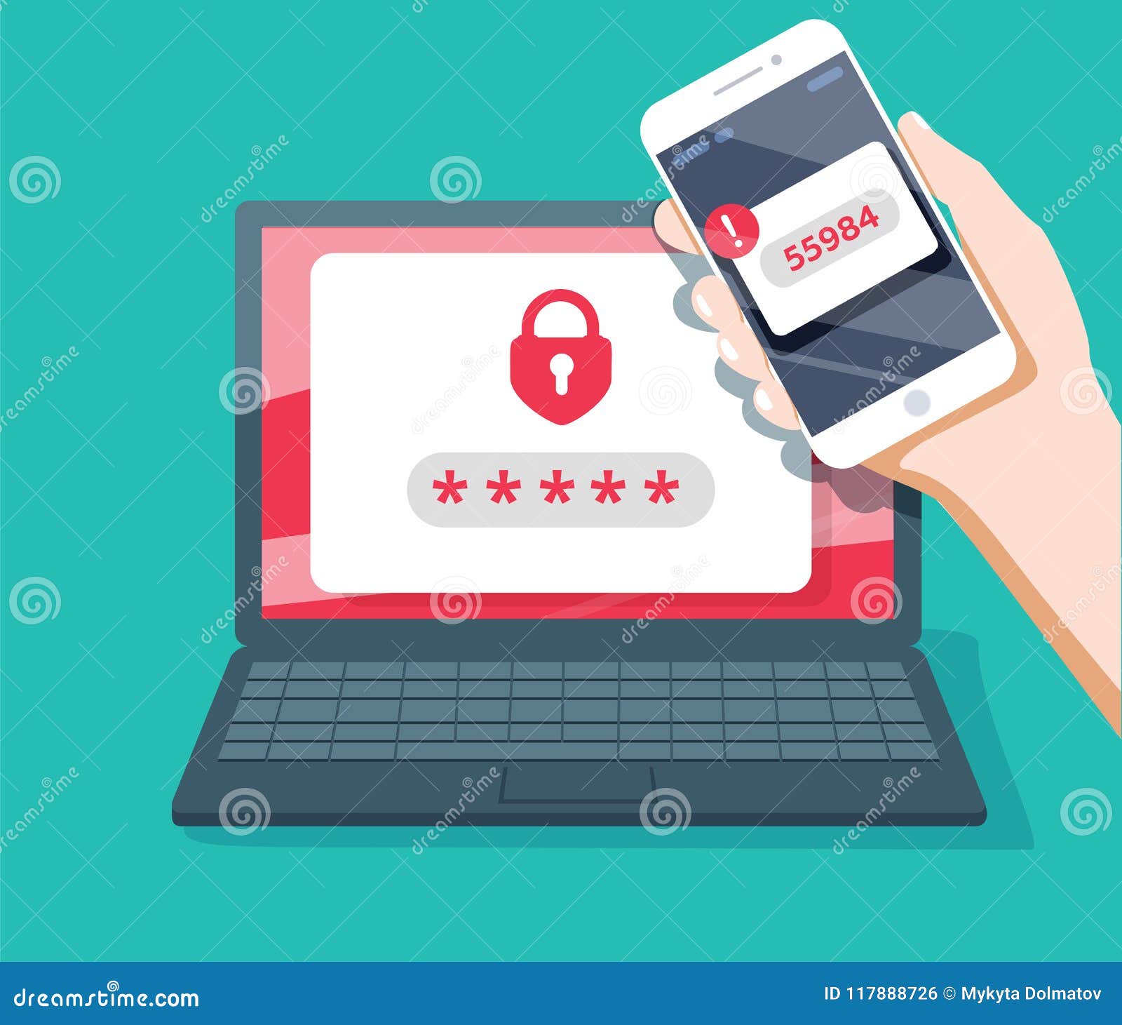 Two Step Authentication Icon Duo Verification Two Factor Or Multi
