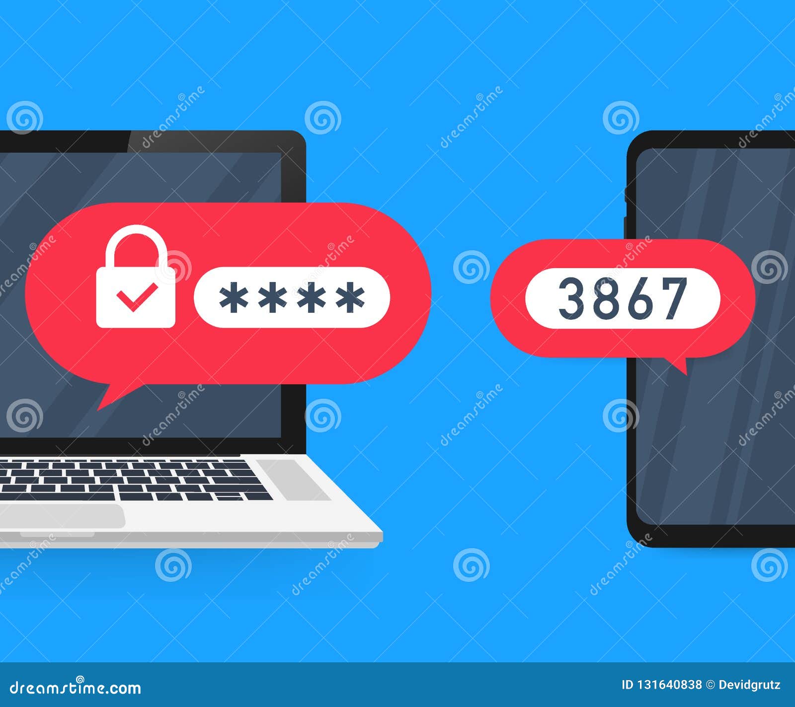 Two Step Authentication Icon. Duo Verification. Two Factor Or Multi ... Two Step Authentication Icon. Duo Verification. Two Factor Or Multi ...