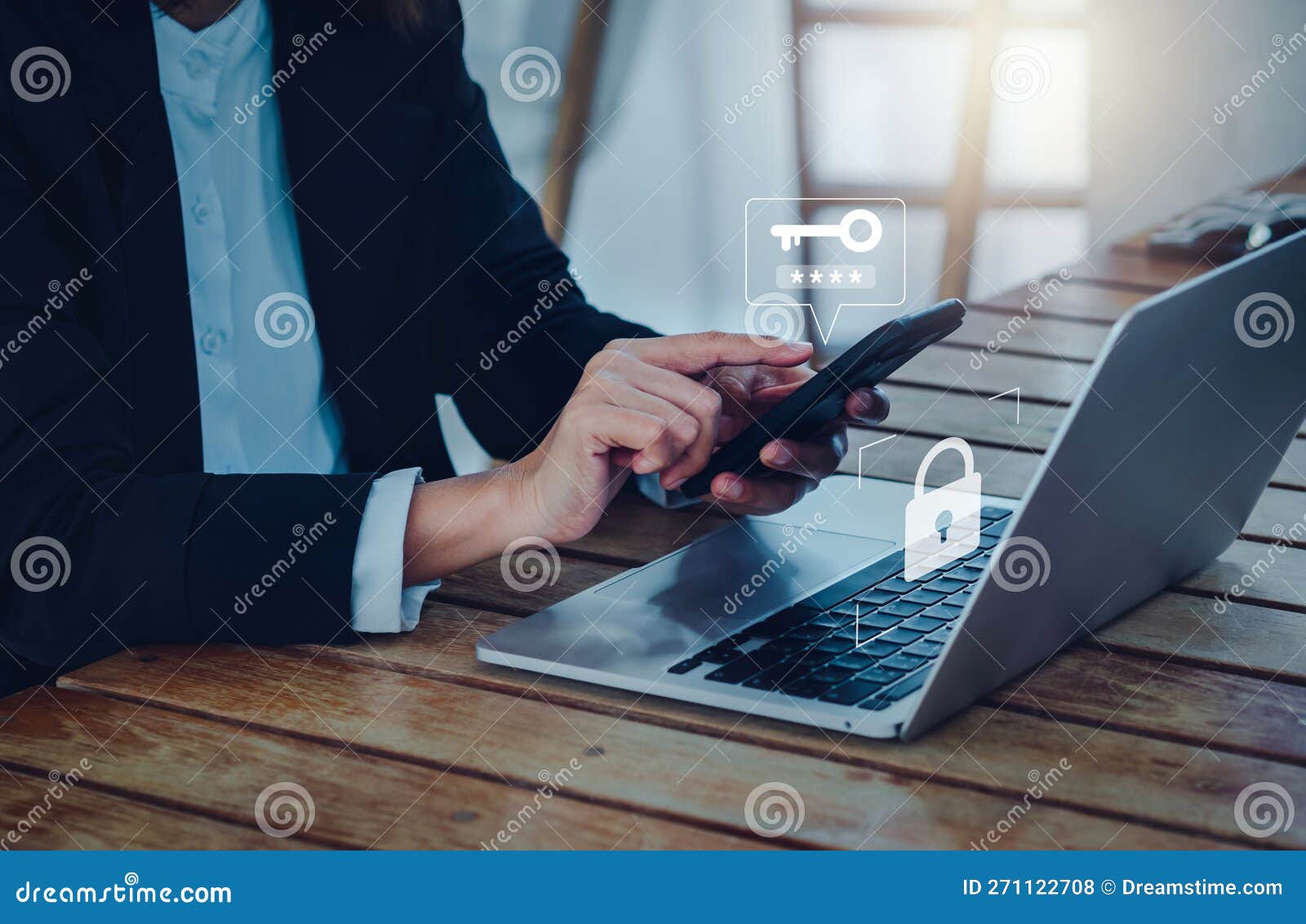 Two Steps Authentication Or 2FA, Cyber Security Technology Concept. Empty Verification Code ...