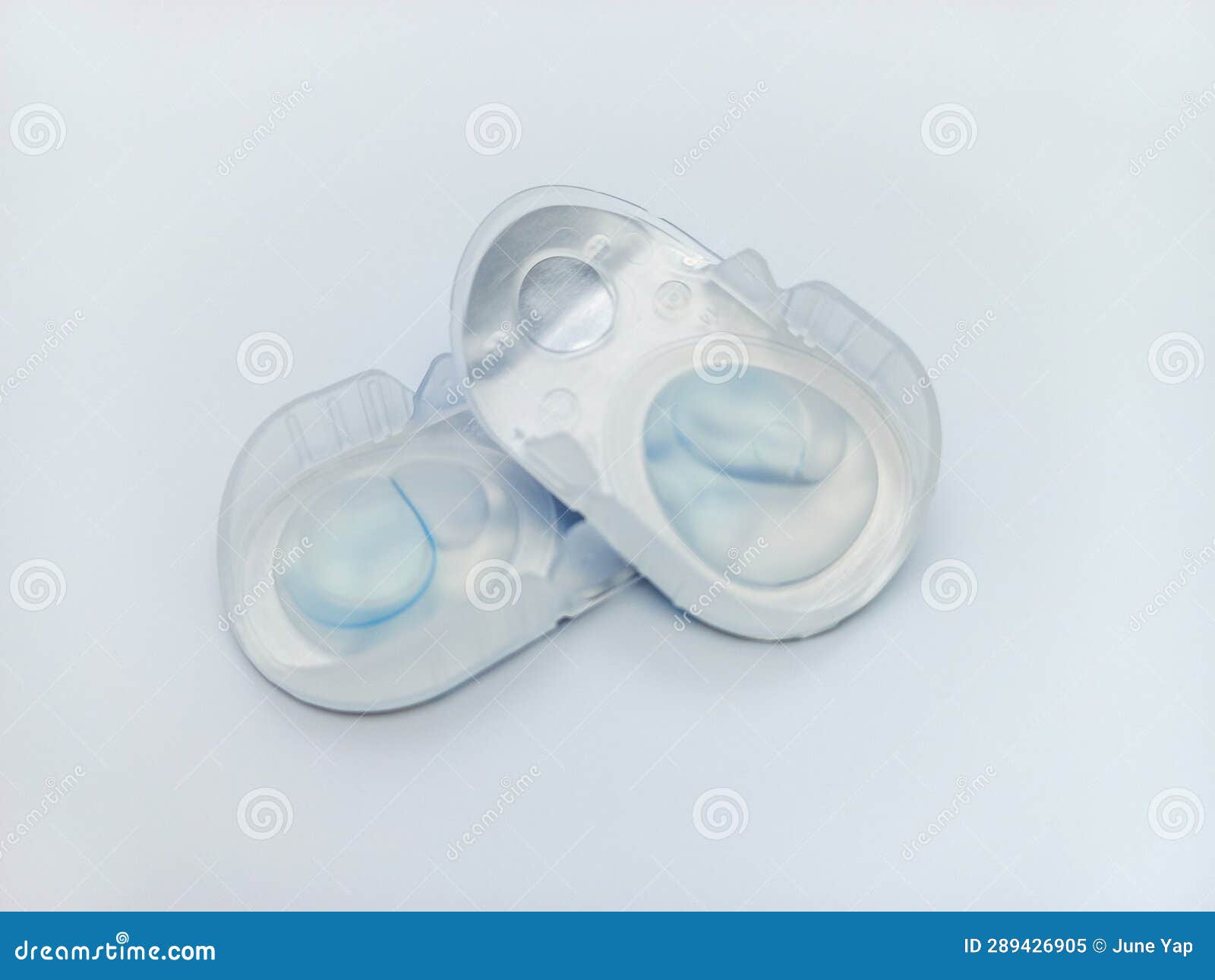 Two Sterile Contact Lens in Sealed Package on Random Position Isolated ...