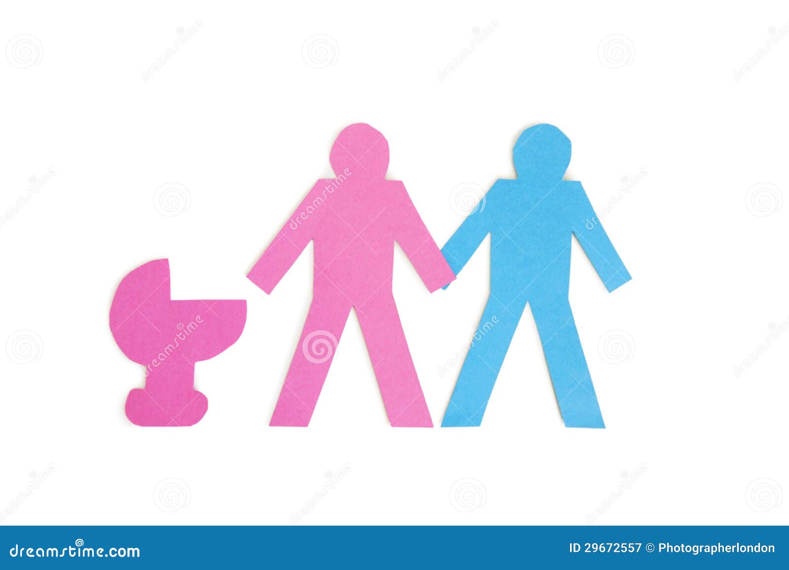 Two Stick Figures Holding Hands while Standing Besides a Baby Carriage ... Two Stick Figures Holding Hands while Standing Besides a Baby Carriage ...
