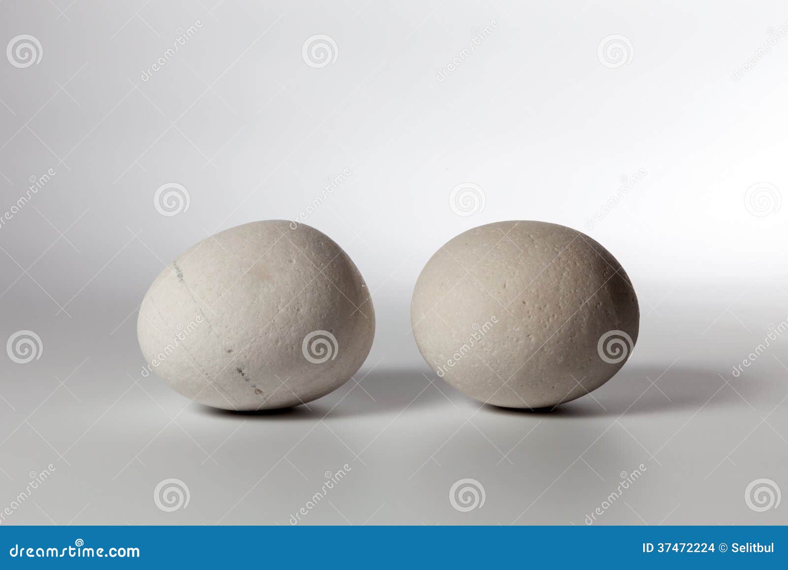 Two Stones on White Background Stock Photo - Image of background ...