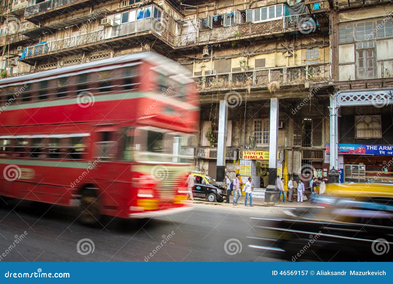 Two-storey Bus in Mumbai, India Editorial Photography - Image of bombay ...