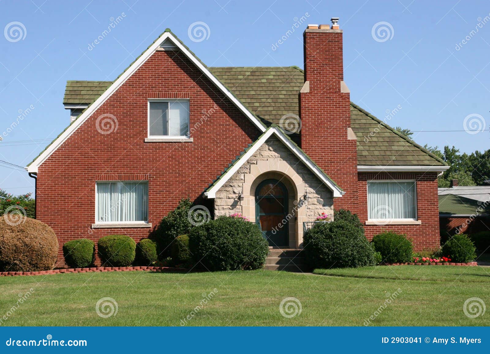 Two Story Cape Cod stock image. Image of investment, american - 2903041