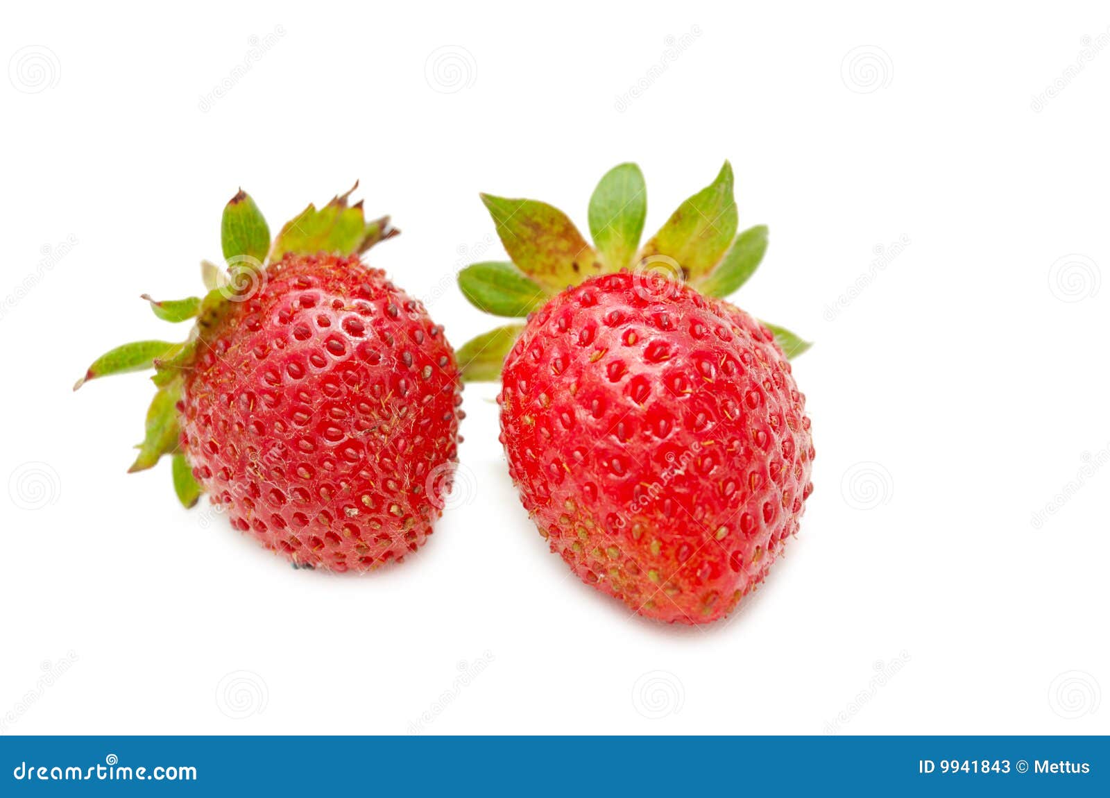 Two strawberries stock image. Image of vibrant, sweet - 9941843