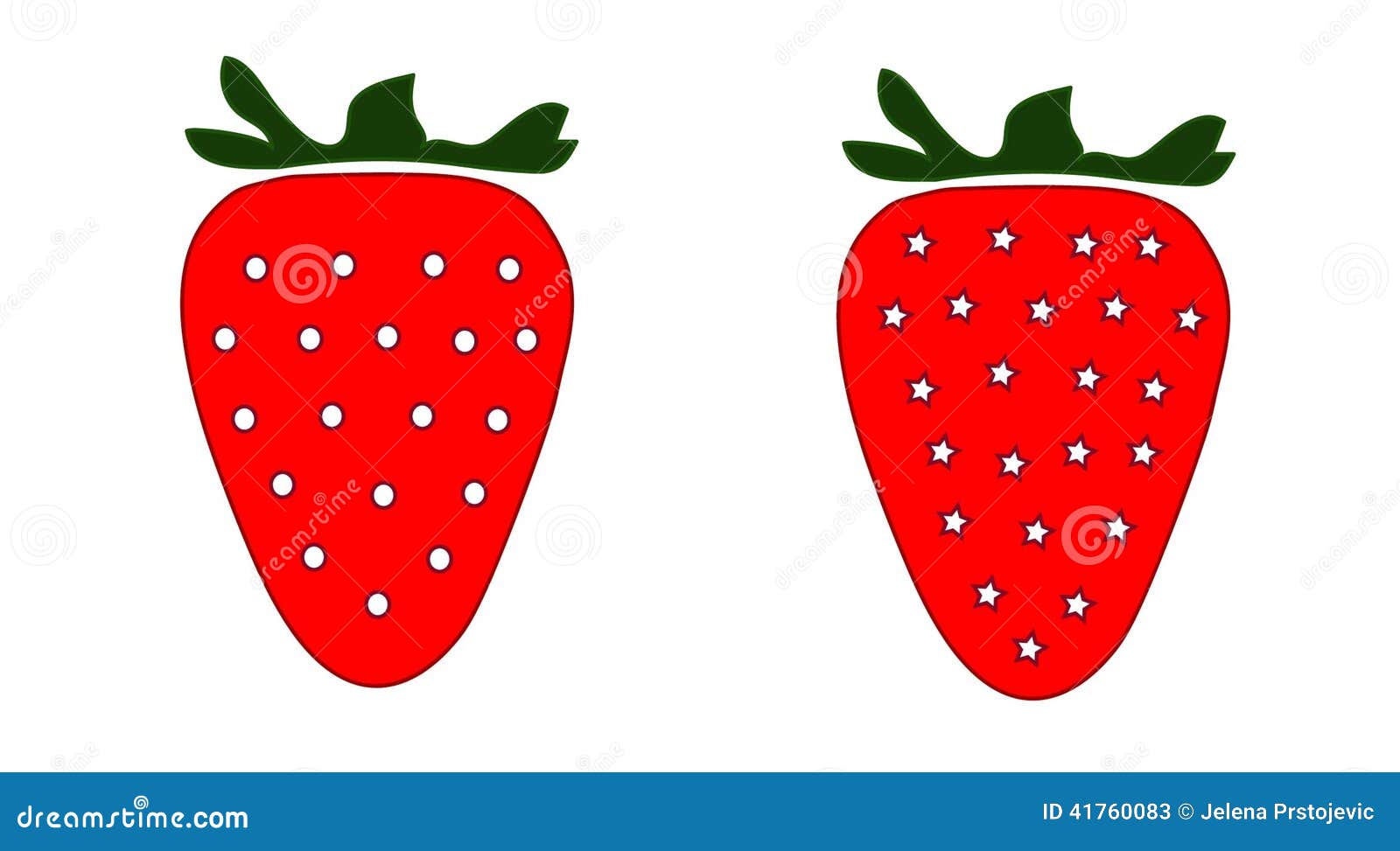 Two Strawberries Illustration Stock Vector - Illustration of salad ...