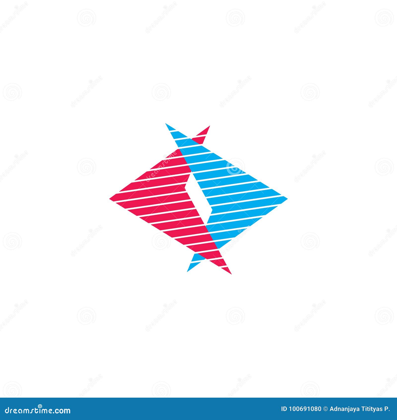 Two Stripes Arrow Logo Vector Stock Vector - Illustration of design ...