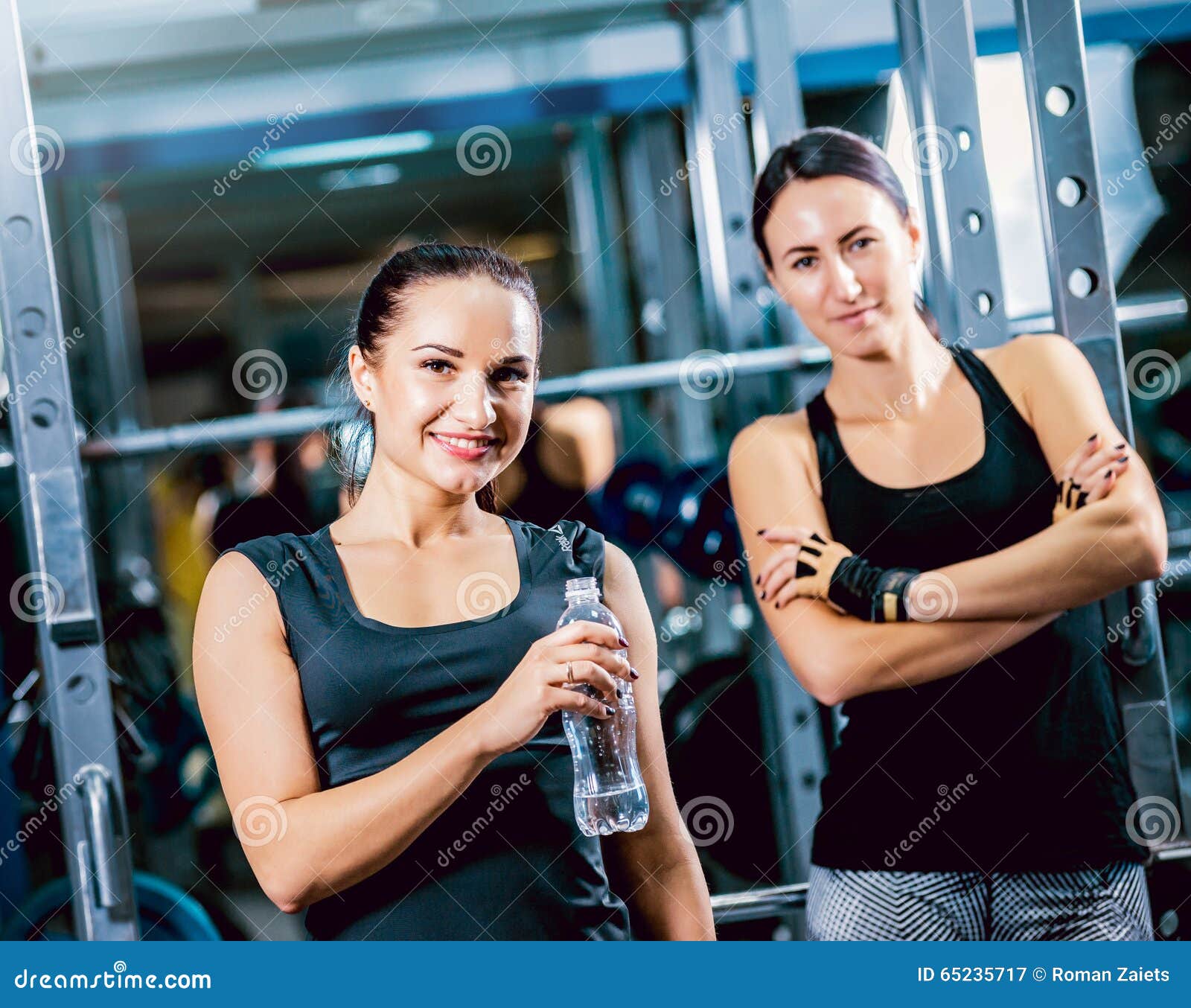 Two strong women stock image. Image of athlete, beautiful - 65235717