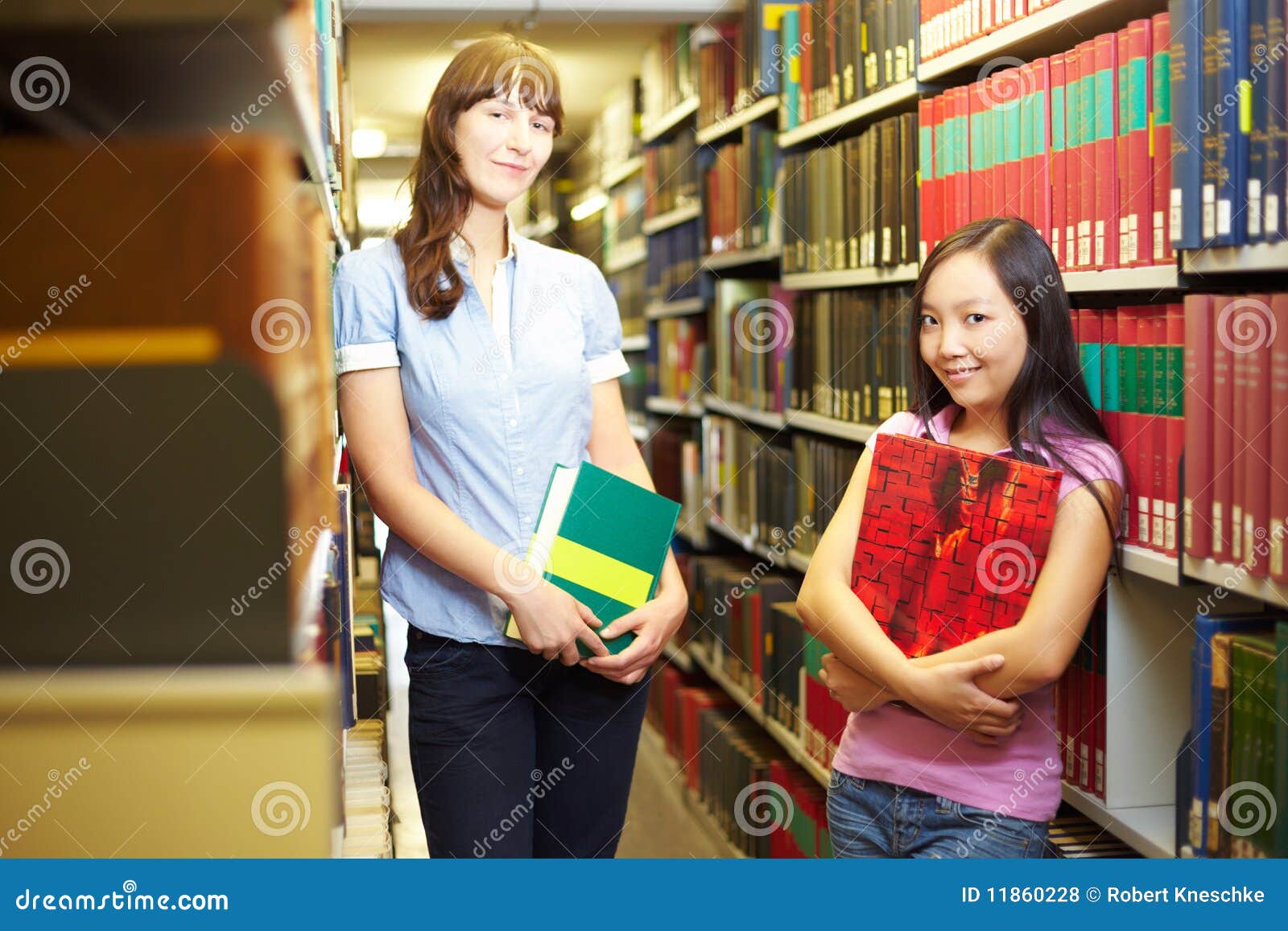 Two student in archive stock photo. Image of school, learn - 11860228