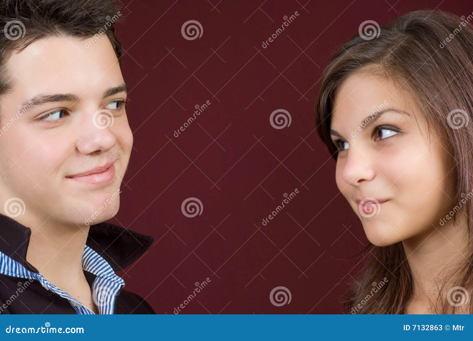 Two students stock image. Image of communication, model - 7132863