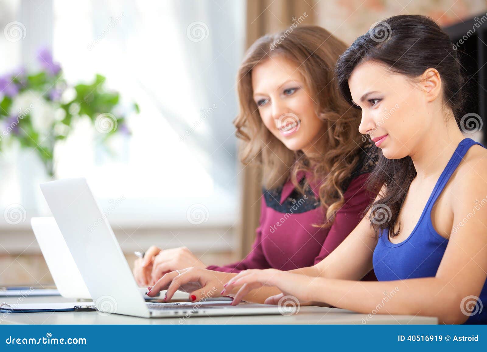Two students in class stock image. Image of group, lecture - 40516919
