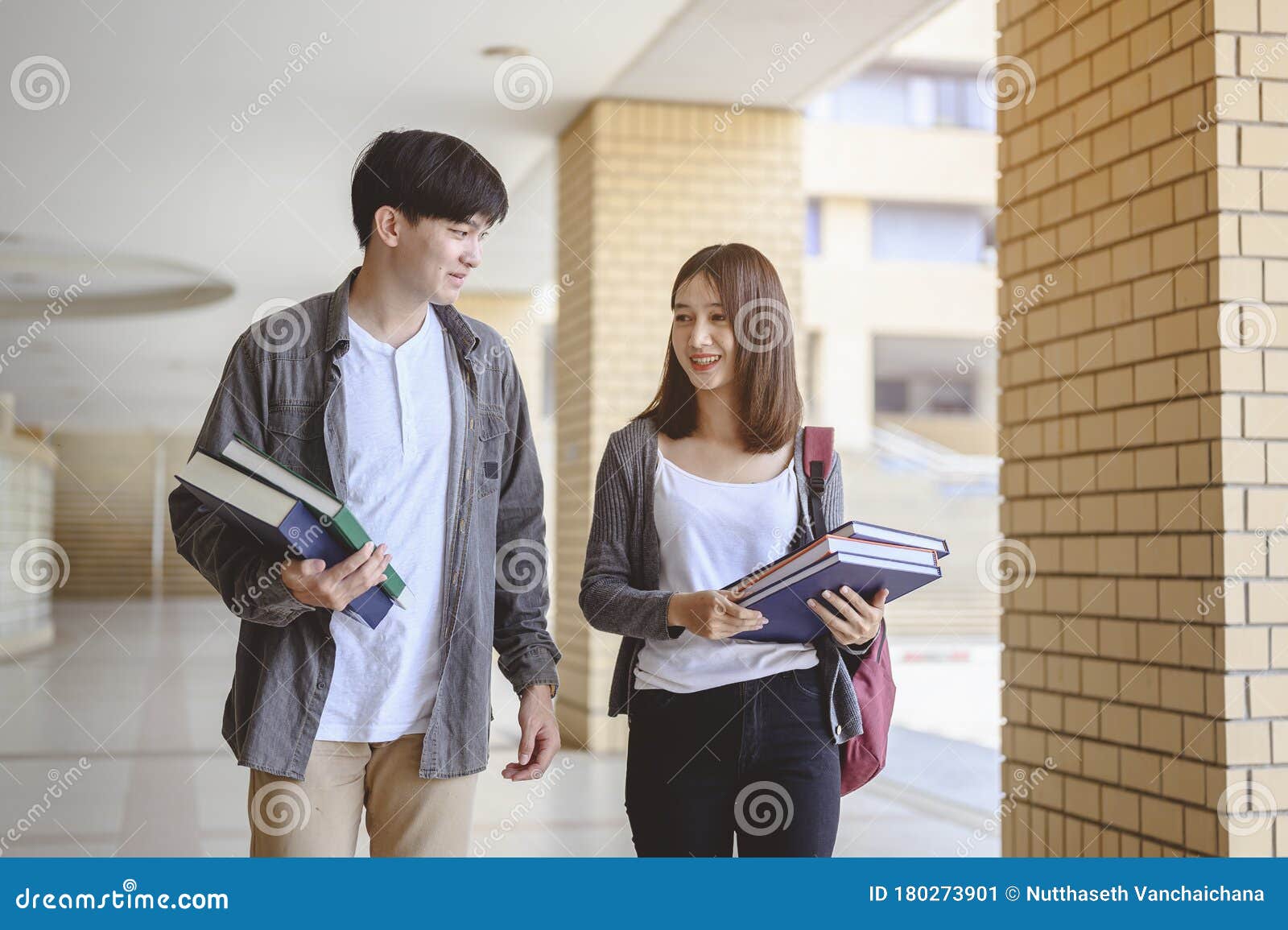 Two Students are Discussing about Exam Preparation, Presentation, Study ...