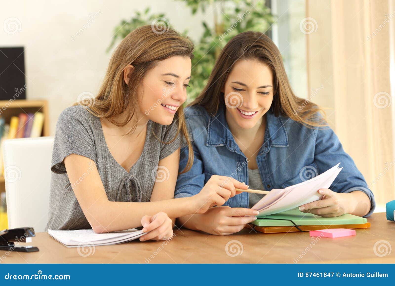 Student Turning In Homework