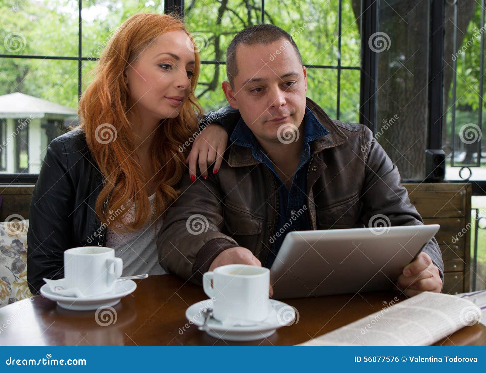 Two Students Drinking Coffee Stock Photo - Image of friendship ...