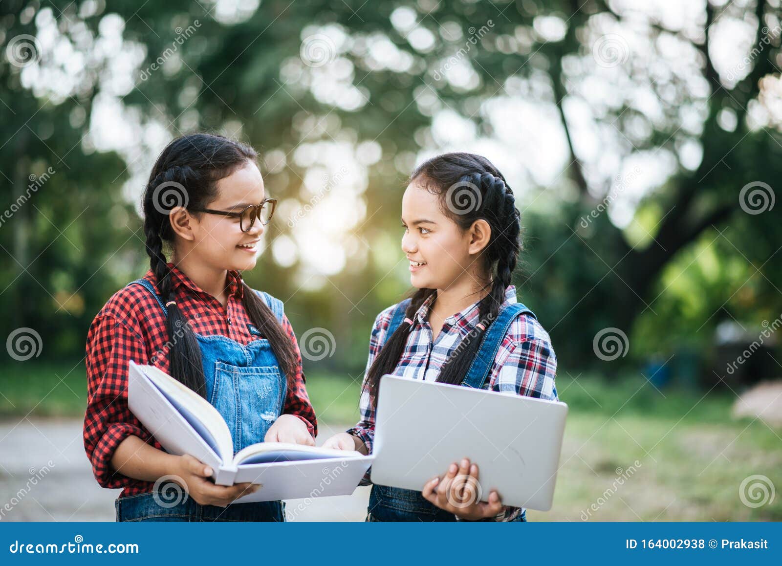 Two Study Girl Talking To Each Other Stock Photo - Image of talking ...