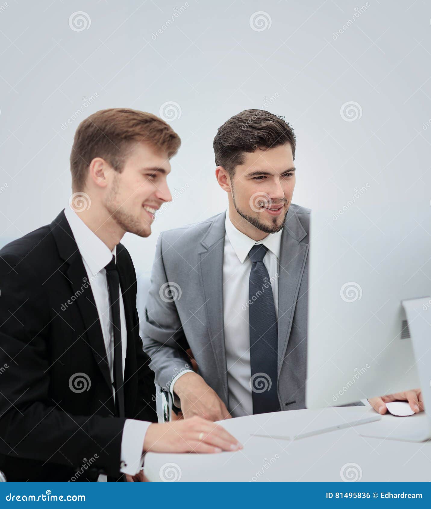 Two Successful Business People Stock Photo - Image of partner ...