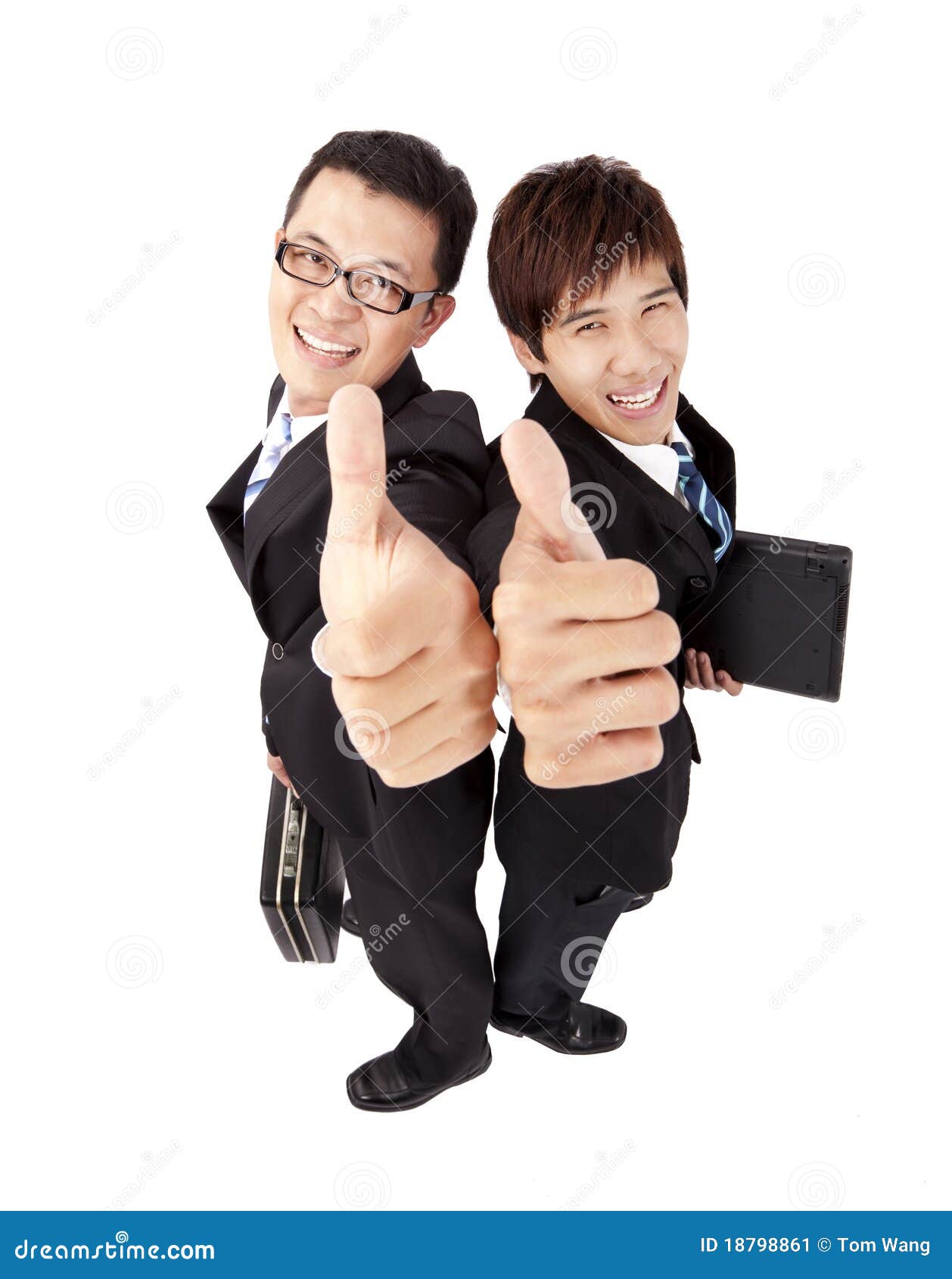 Two successful businessman stock image. Image of handsome - 18798861
