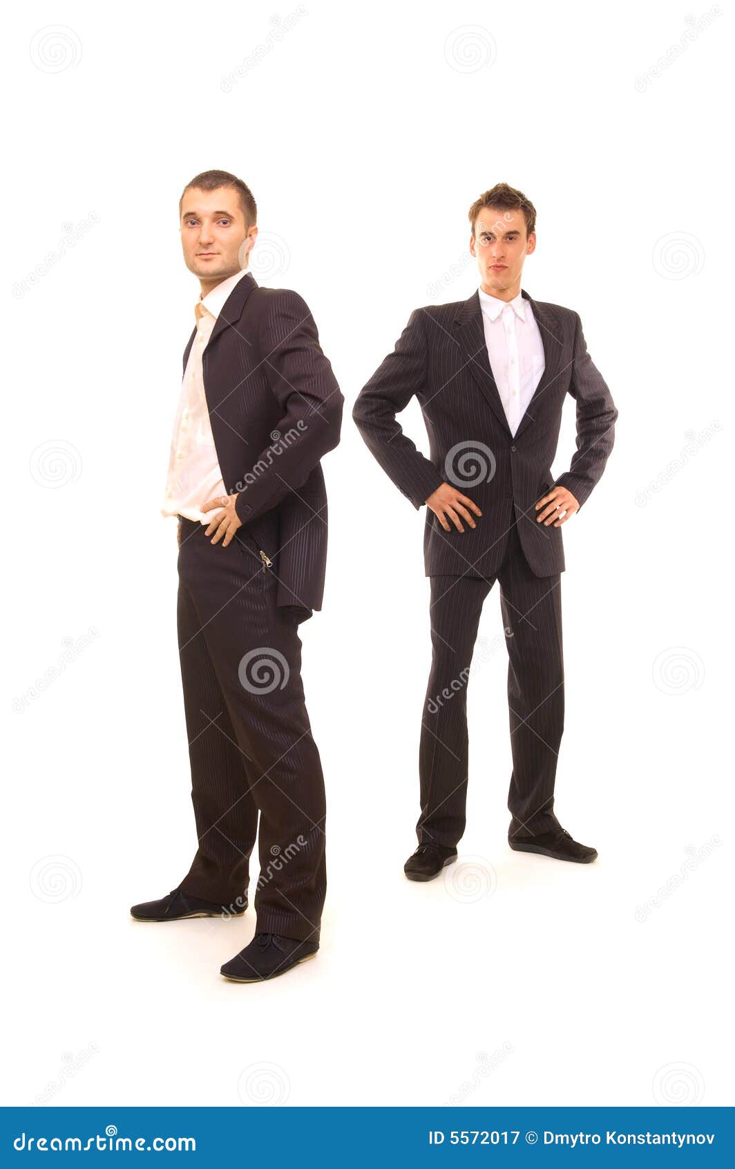 Two successful businessmen stock image. Image of black - 5572017