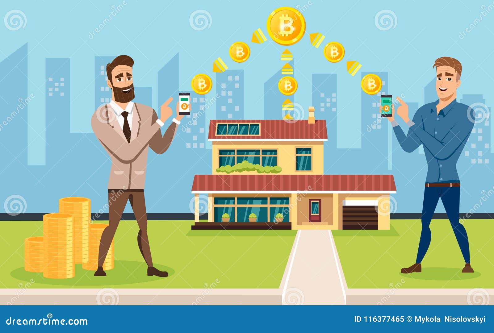 Two Successful Men are Engaged of Mining and Exchange of Crypto ...