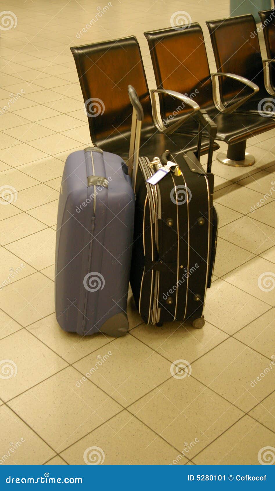 Two suitcases stock image. Image of concept, lounge, casual - 5280101