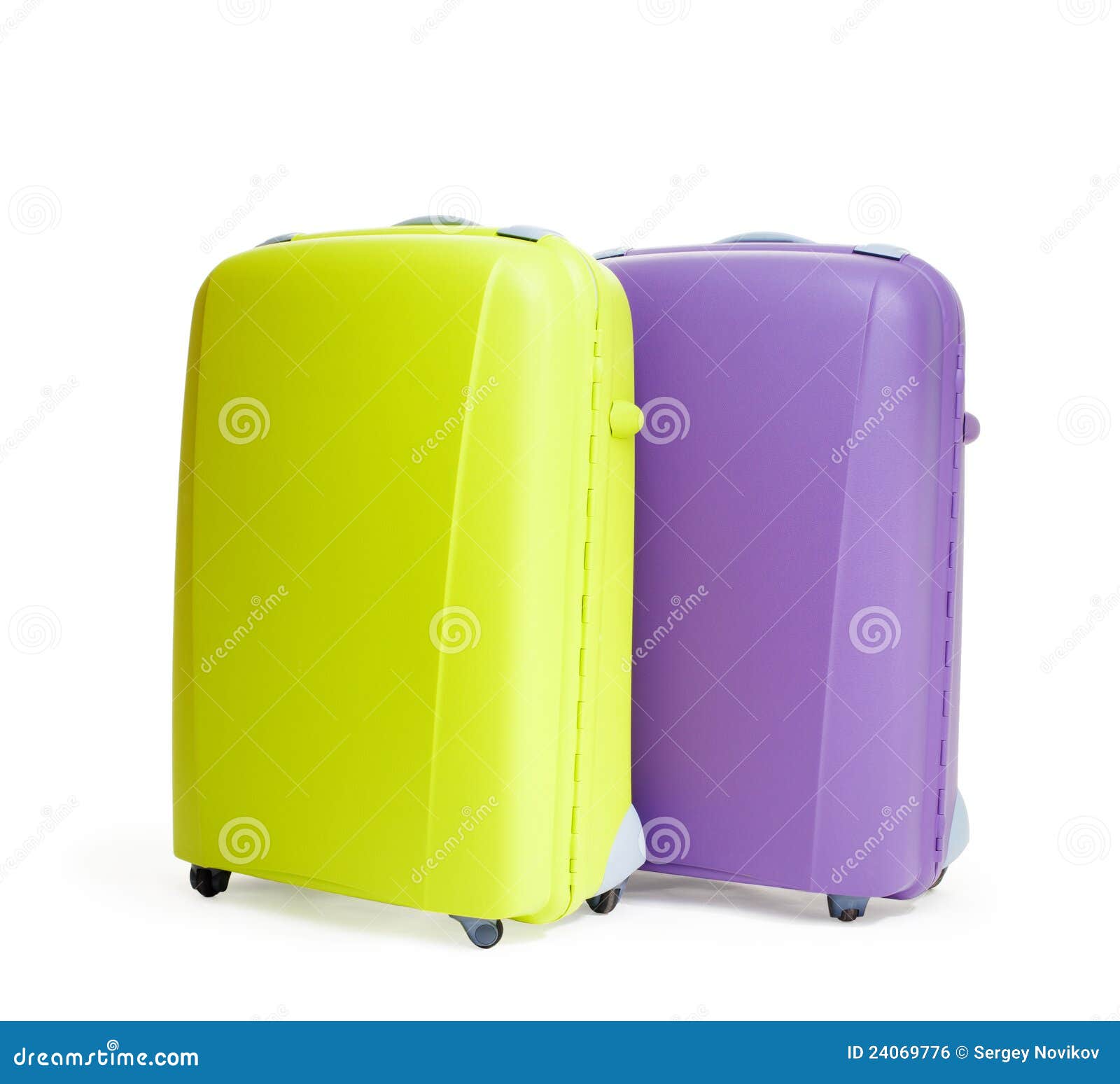 Two suitcases on white stock photo. Image of suitcase - 24069776