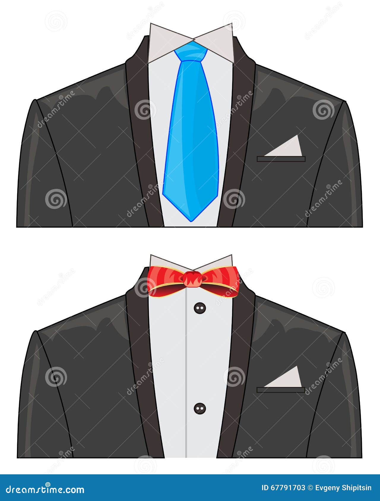 Two Suits on White Background Stock Vector - Illustration of male ...
