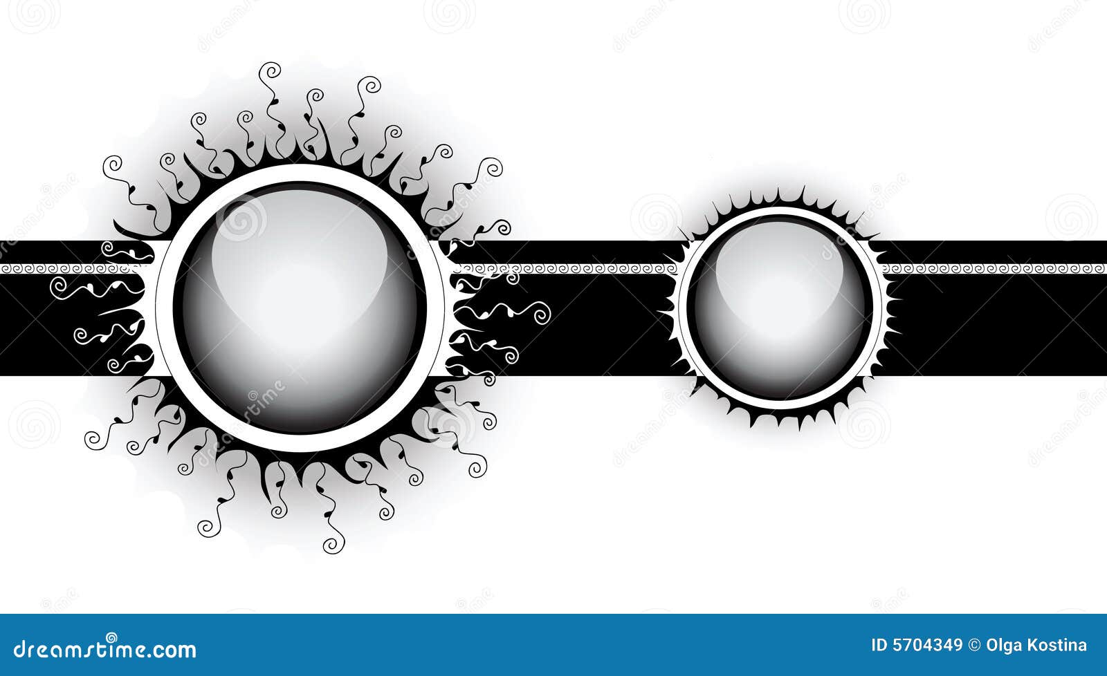 Two suns stock vector. Illustration of isolated, beauty - 5704349