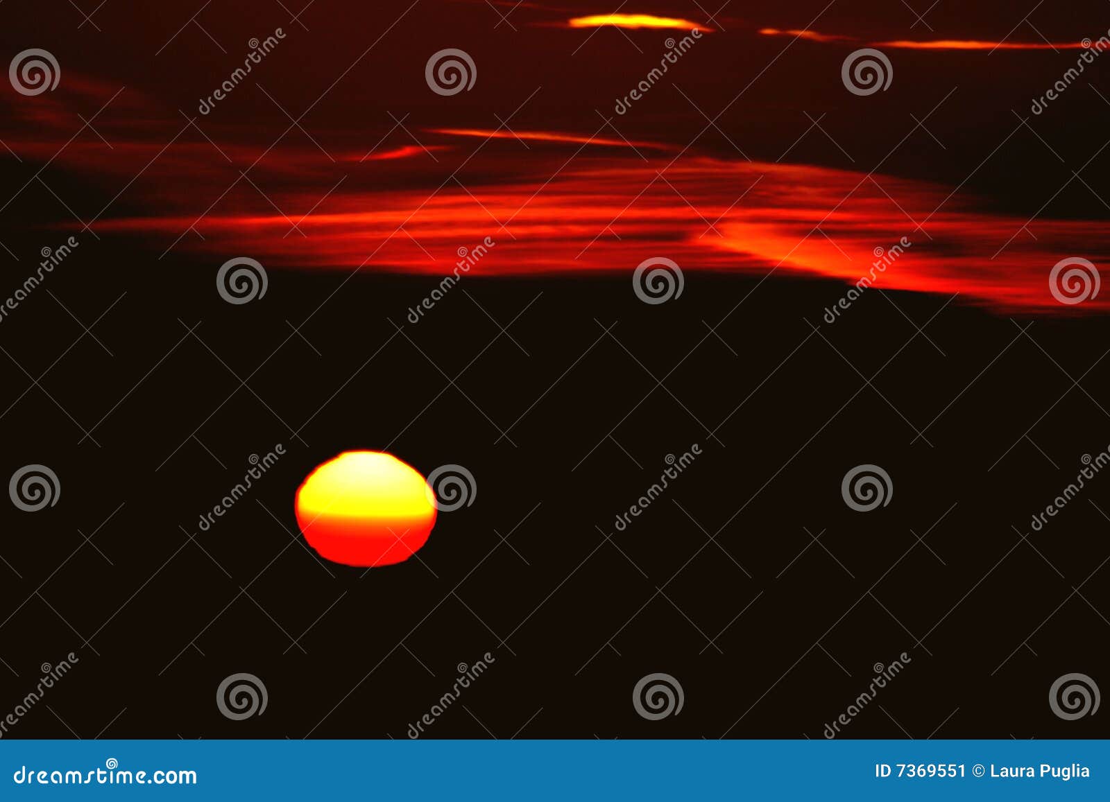 Two Sunsets stock image. Image of hazy, rich, natural - 7369551