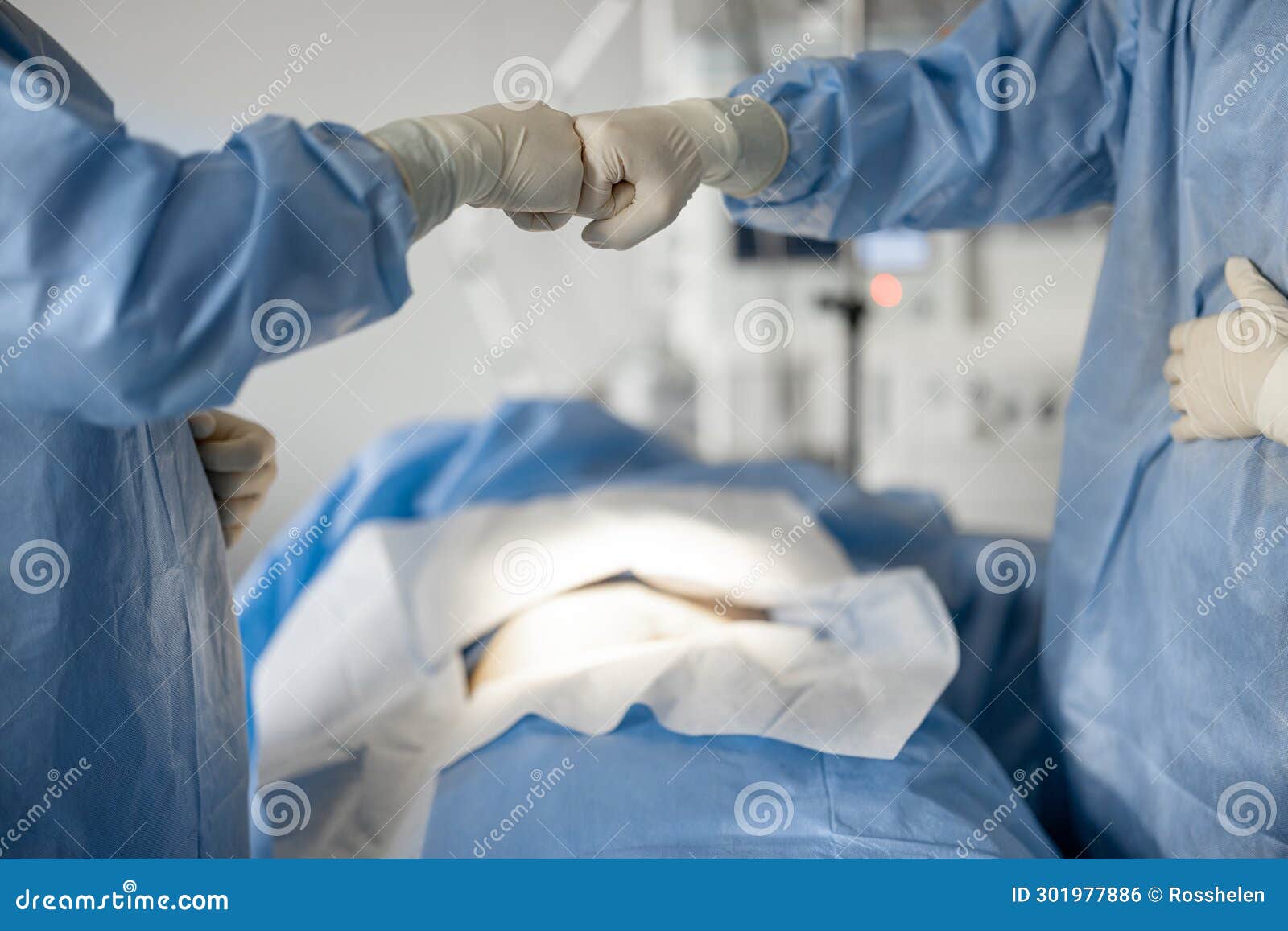 Two Surgeons Each Other Befor an Operation Stock Photo - Image of ...