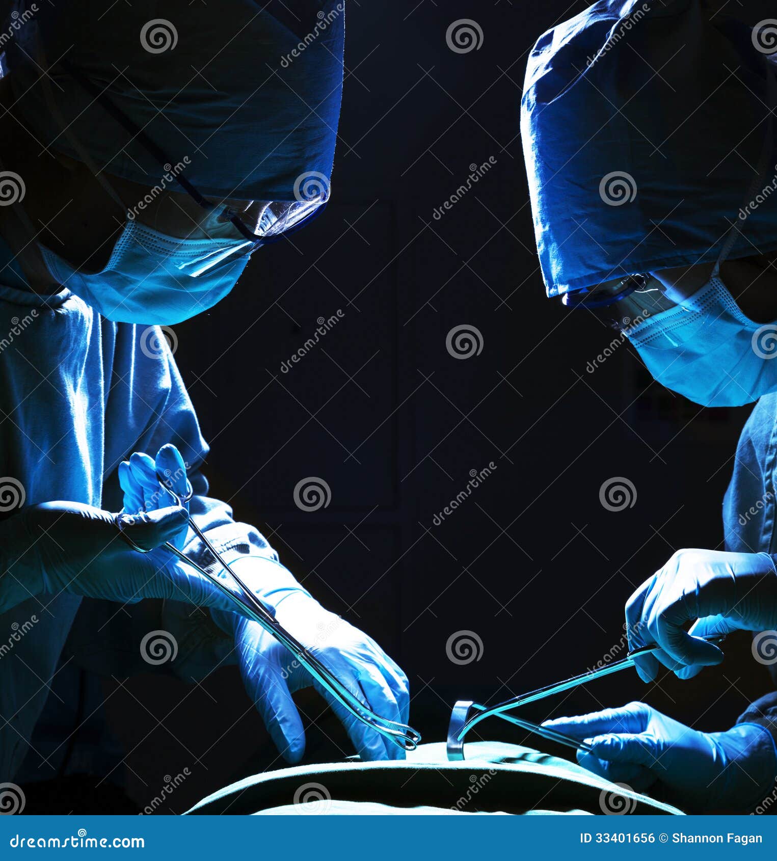 On Operating Table Lie The Instruments For A Proctoscopic Procedure ...
