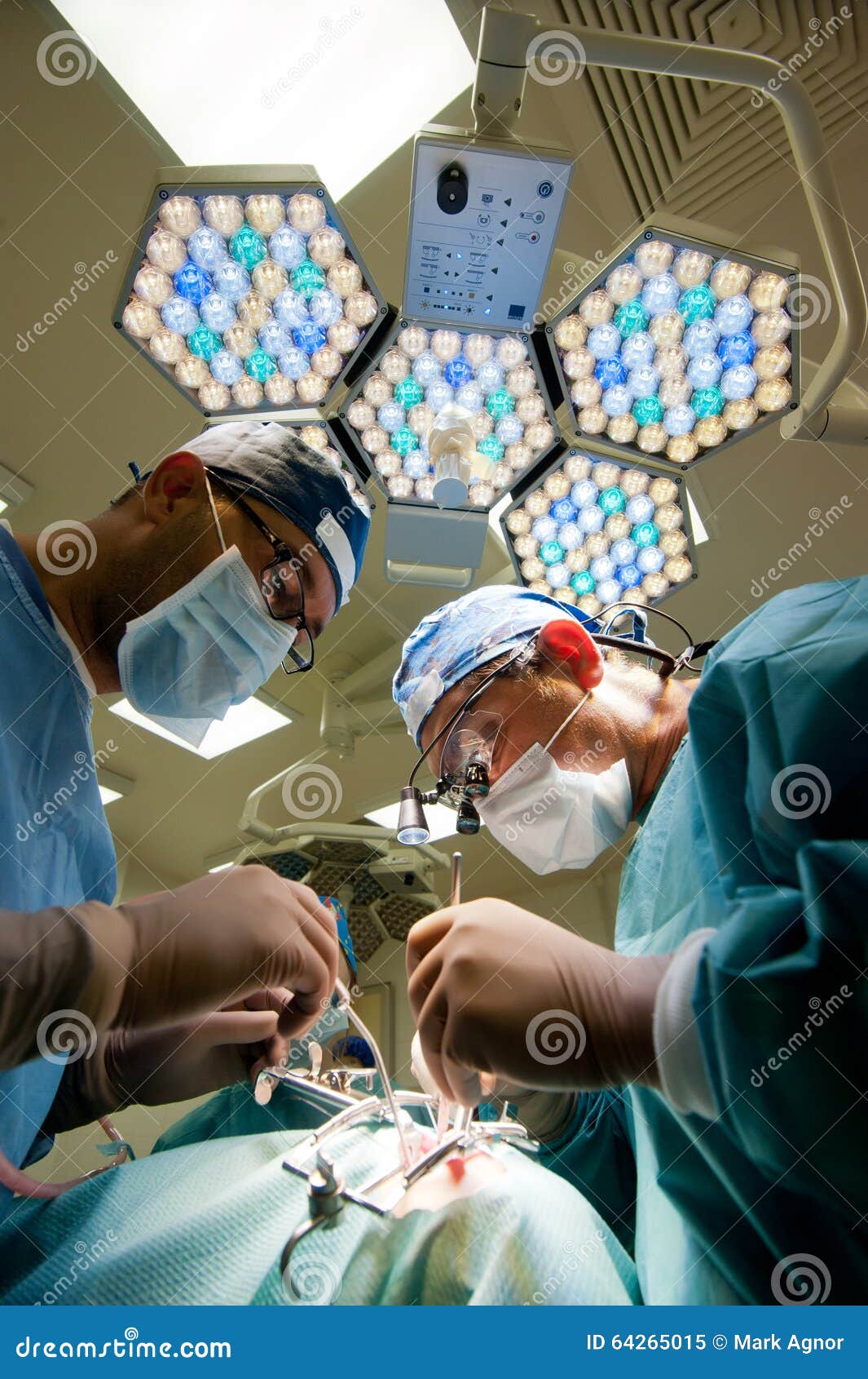 Two Surgeons in Operating Room Making Plastic Surgery. Editorial Image ...