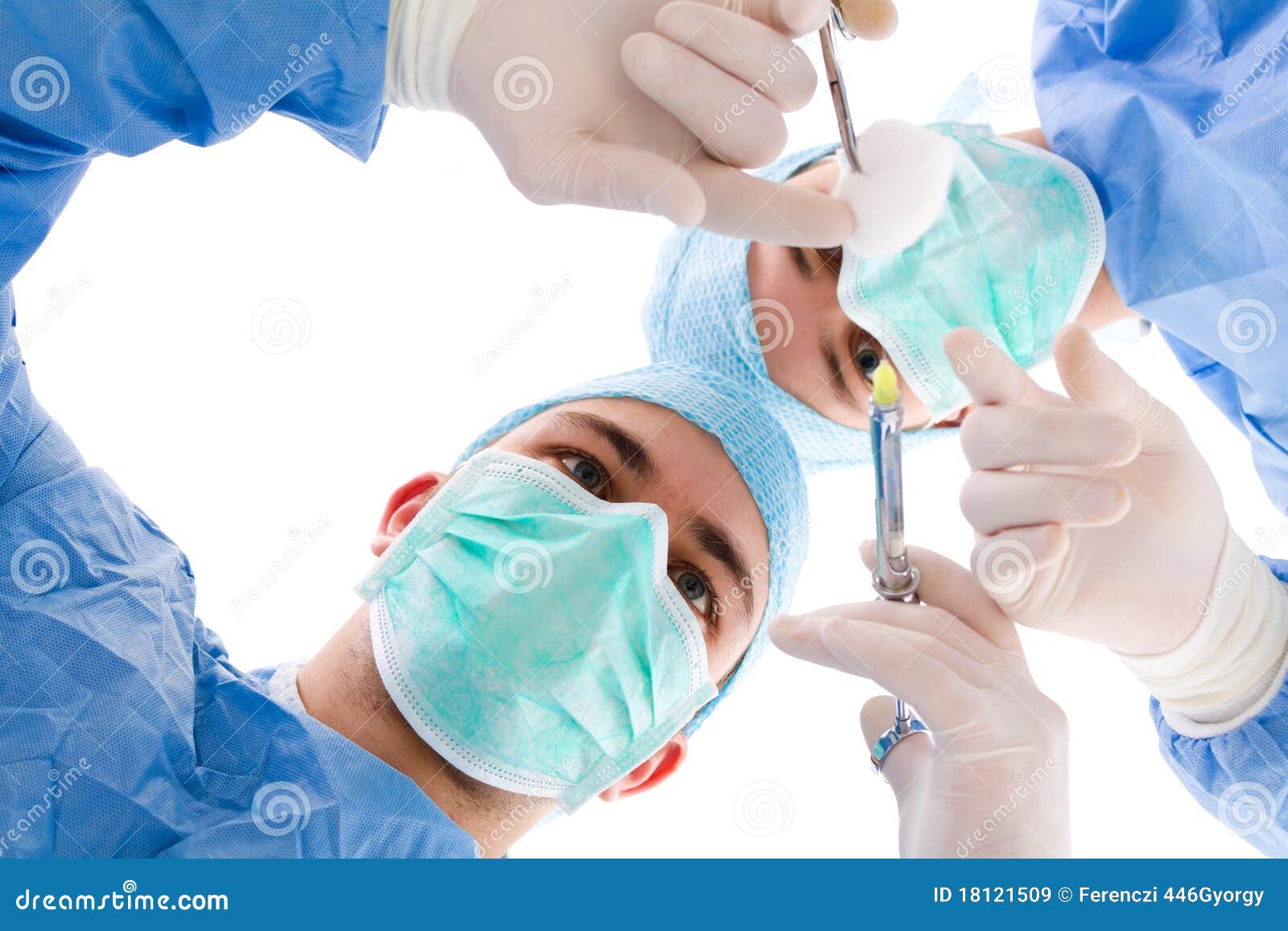 Two Surgeons during Operation Stock Image - Image of light, people ...
