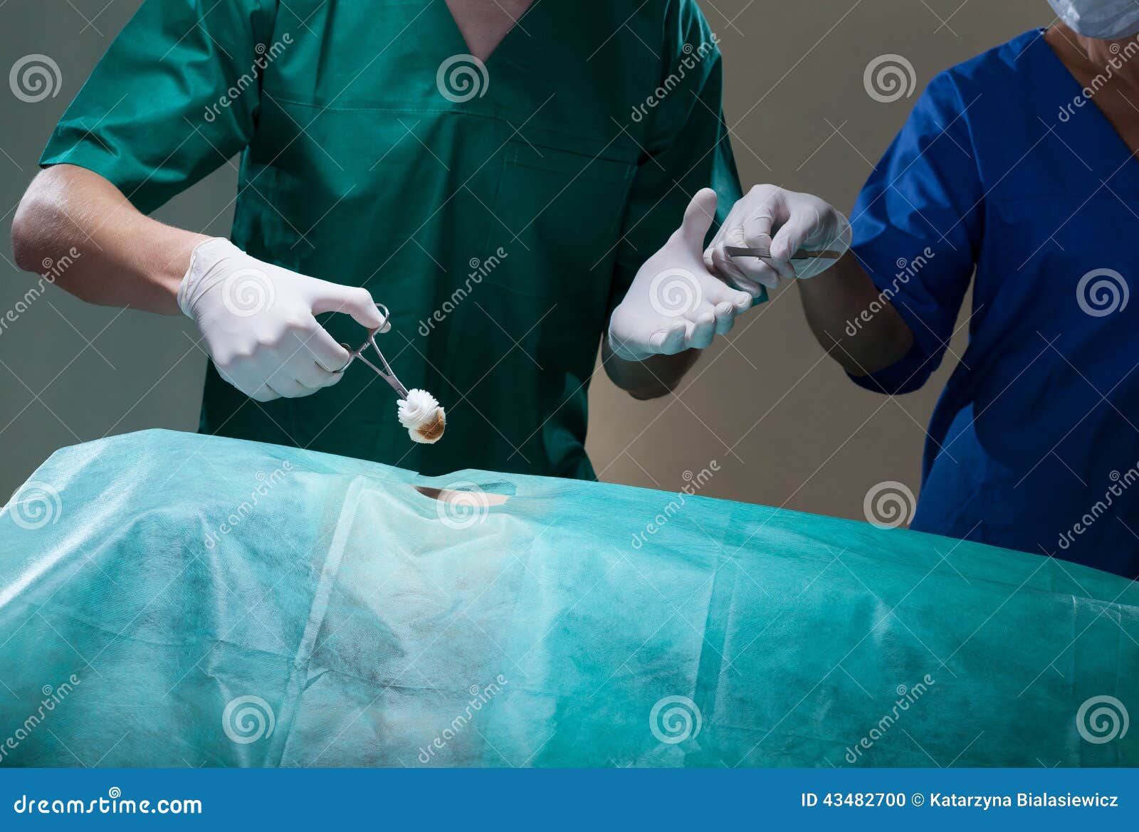 Two Surgeons during Their Work Stock Photo - Image of concentration ...