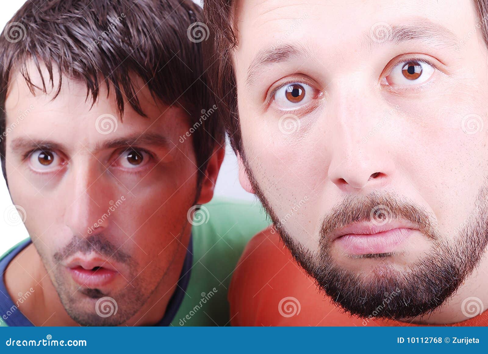 Two surprised man stock photo. Image of casual, surprise - 10112768