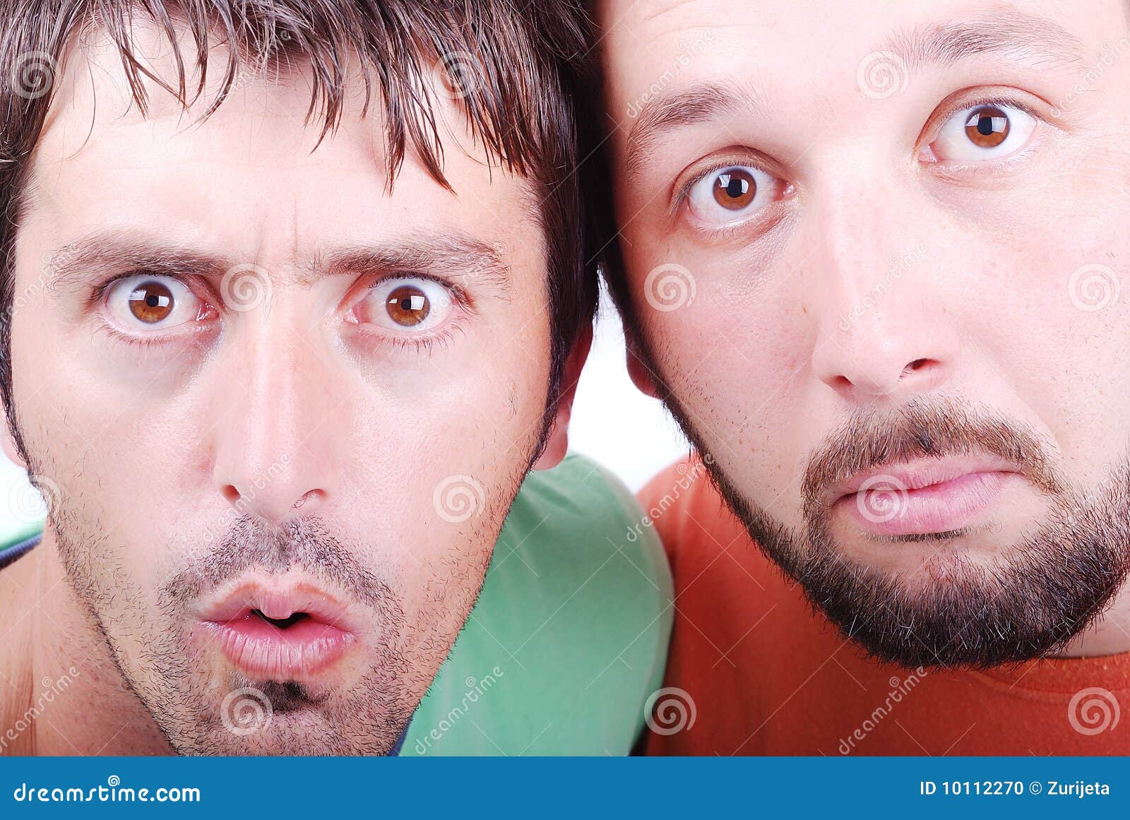 Two surprised men stock photo. Image of caucasian, attractive - 10112270