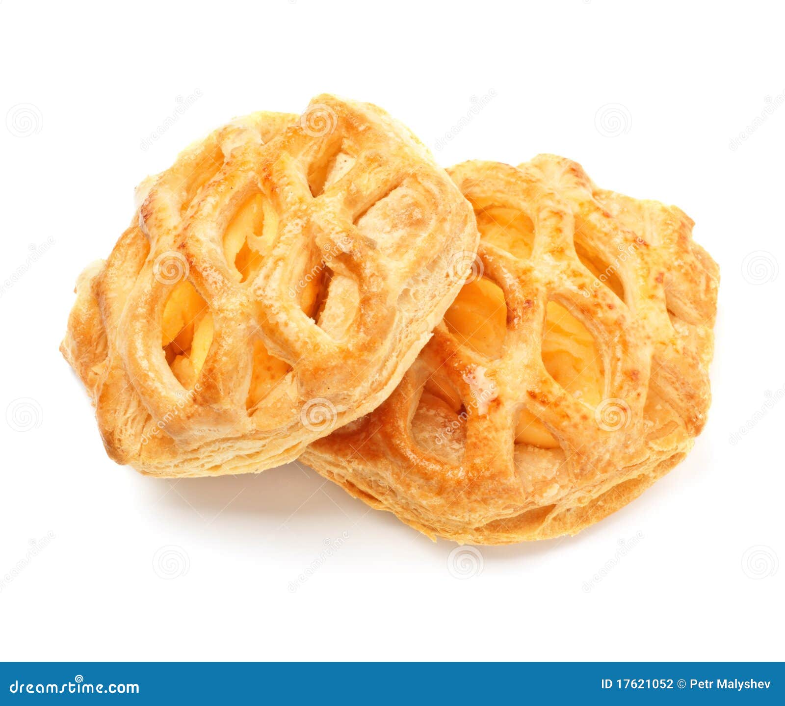 Two sweet pies stock photo. Image of isolate, foods, snacks - 17621052